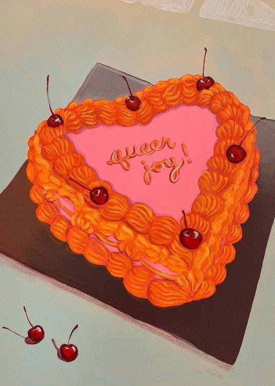 Lindsey Cherek - Still Life For Another Birthday Print Wall Art, Modern ...