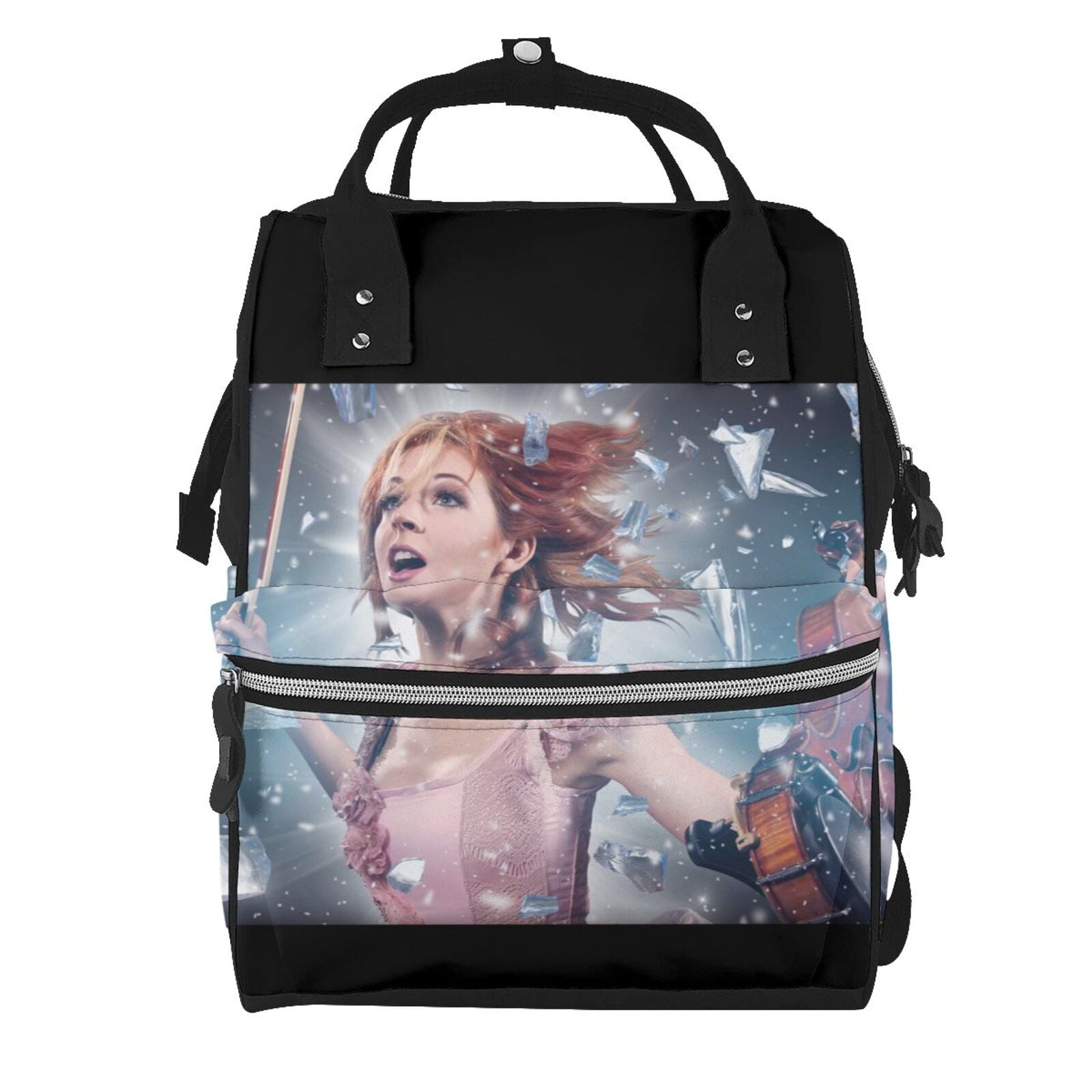 Lindsey Stirling Mummy Diaper Bag Backpack Casual Shoulder Bags Travel ...