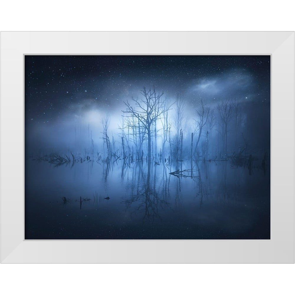 Lindsten, Christian 24x19 White Modern Wood Framed Museum Art Print Titled - Stranger Things ...
