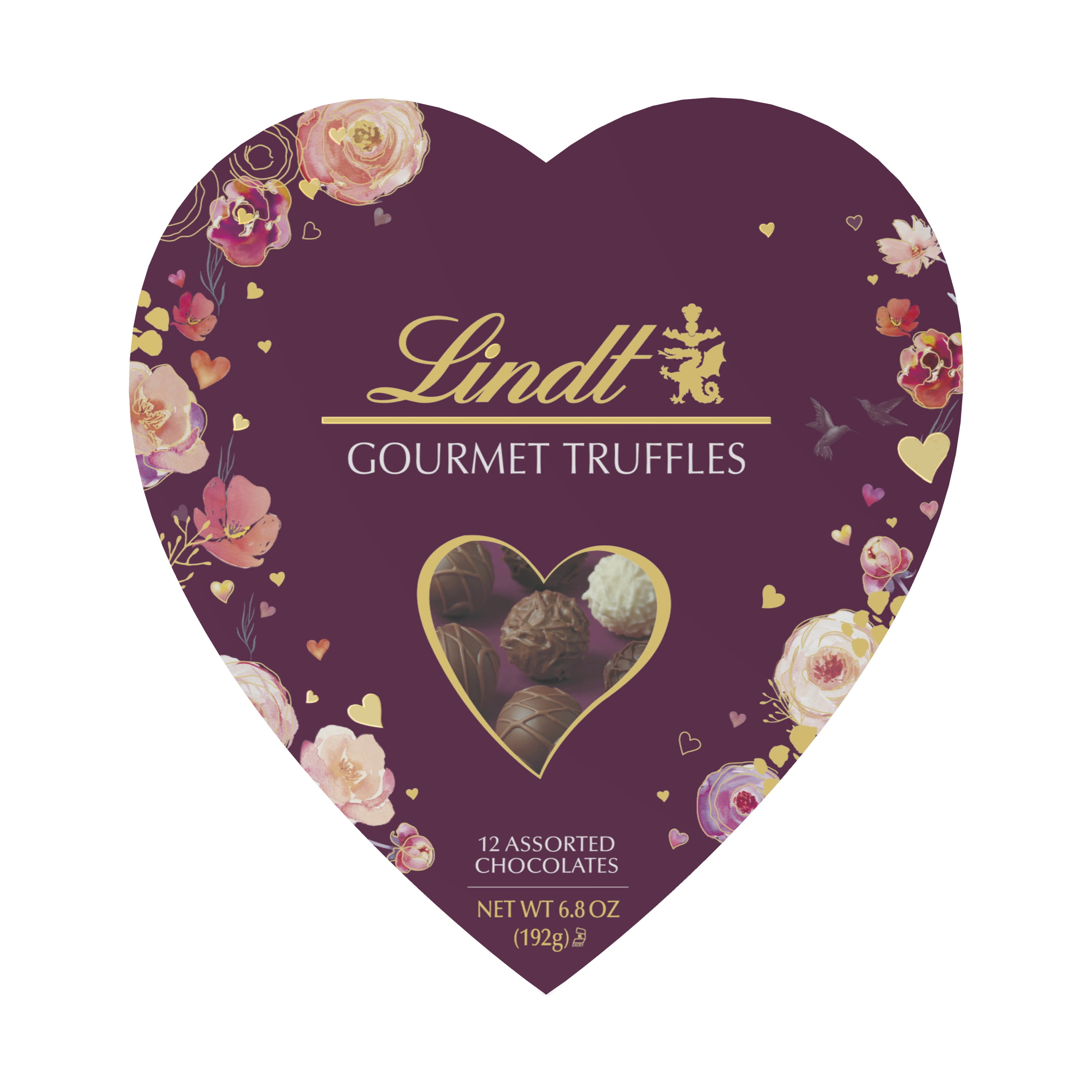 Lindt Assorted Chocolate Truffles Gift Box, Milk, Dark and White ...