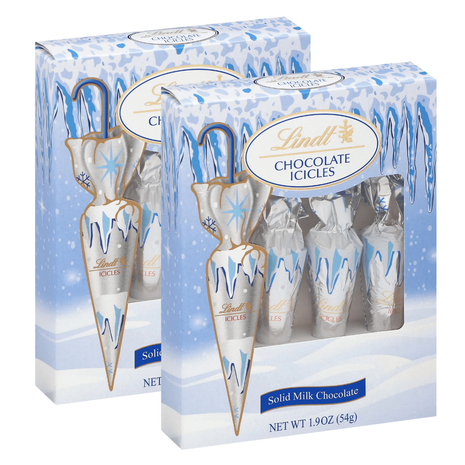 Lindt Chocolate Icicles Milk Chocolate Christmas Candy, 2-Pack ...