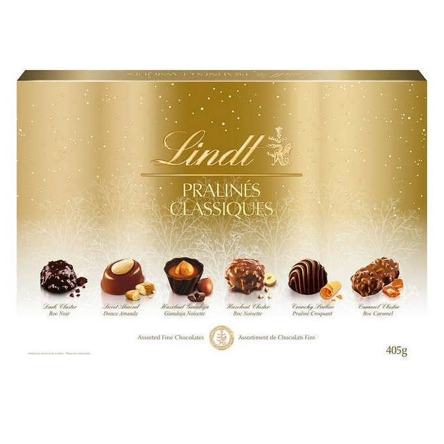 Lindt Classic Pralines, Assorted Fine Chocolates, 405g/14 oz. Gift Box ...