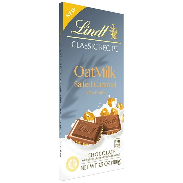 Lindt Classic Recipe Oat Milk Salted Caramel Chocolate Bar3.5OZ ...