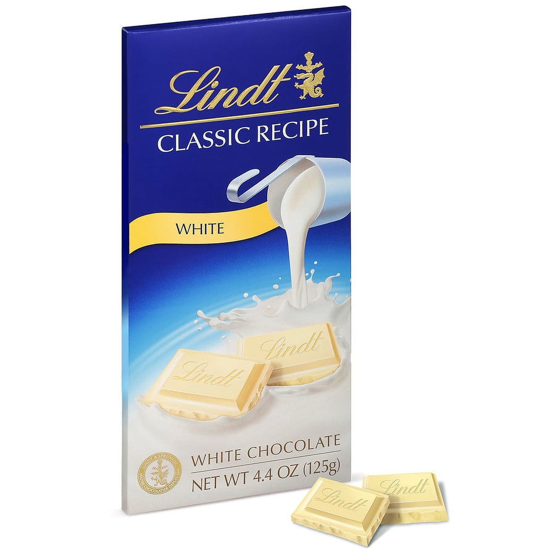 Lindt Classic Recipe White Chocolate Bar White Chocolate4.4oz Pack of 2 ...