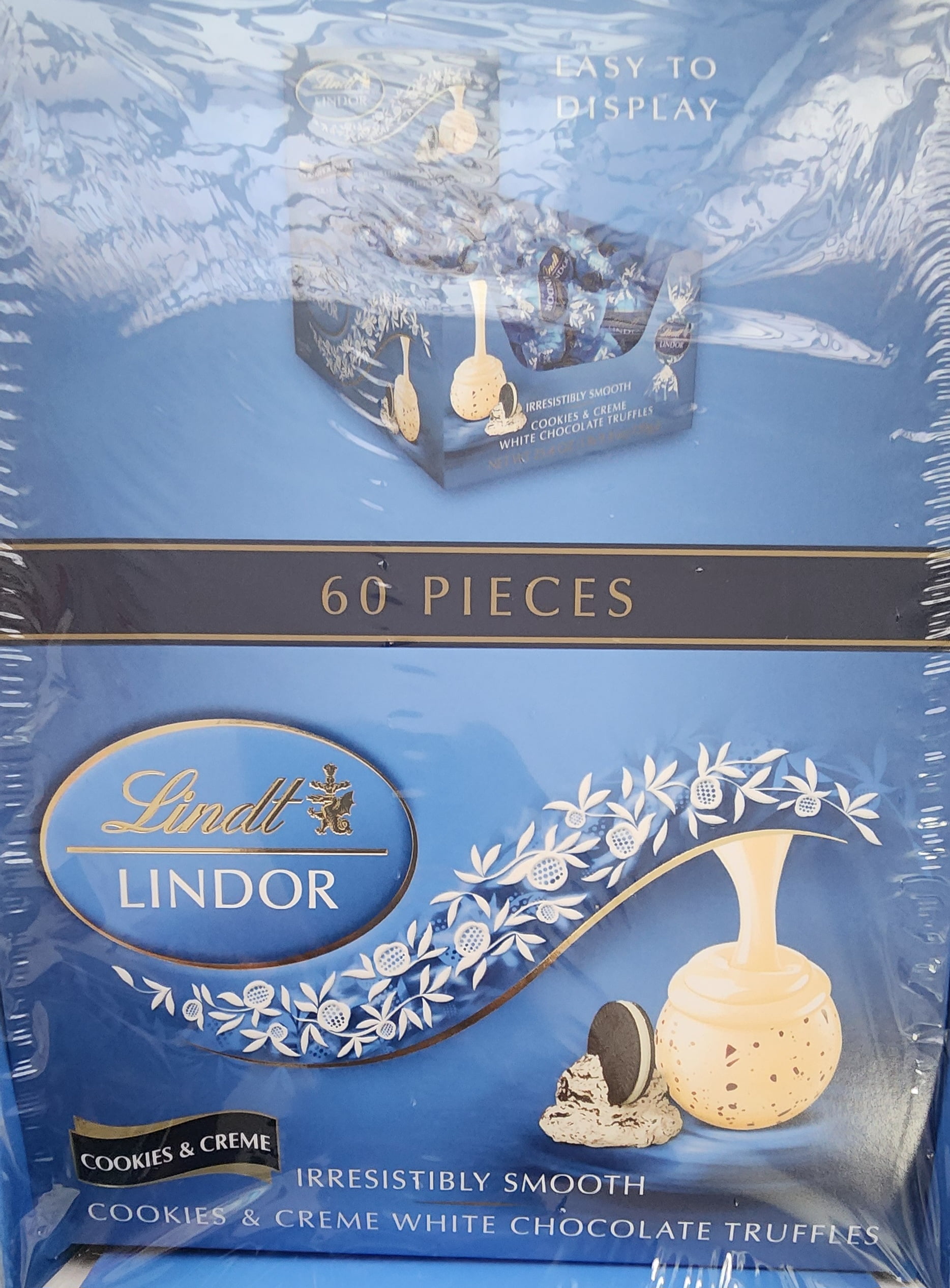 Lindt Cookies & Creme White Truffle 60 Count - Walmart.com