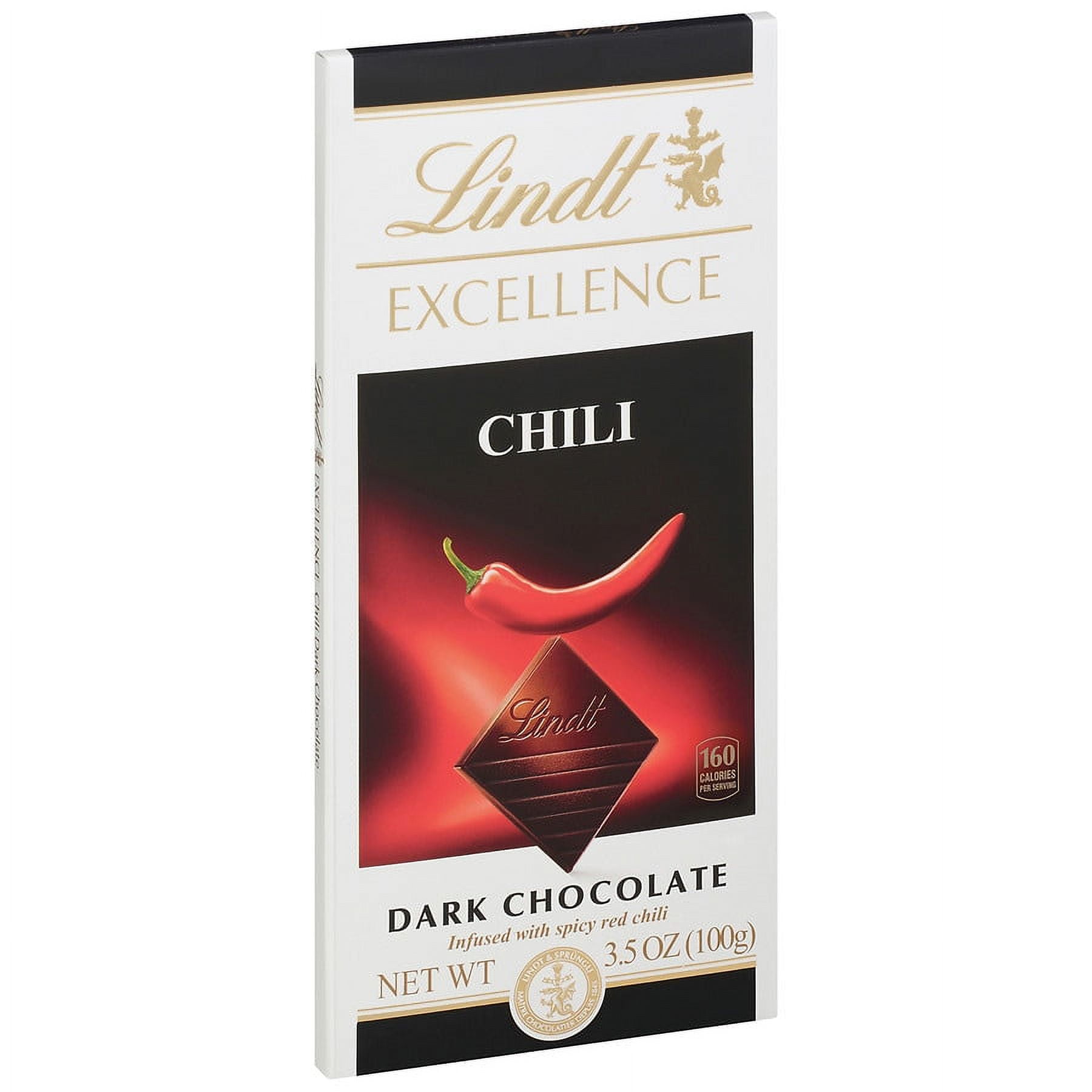 Lindt Excellence Dark Chocolate Chili Bar3.5oz Pack of 2 - Walmart.com