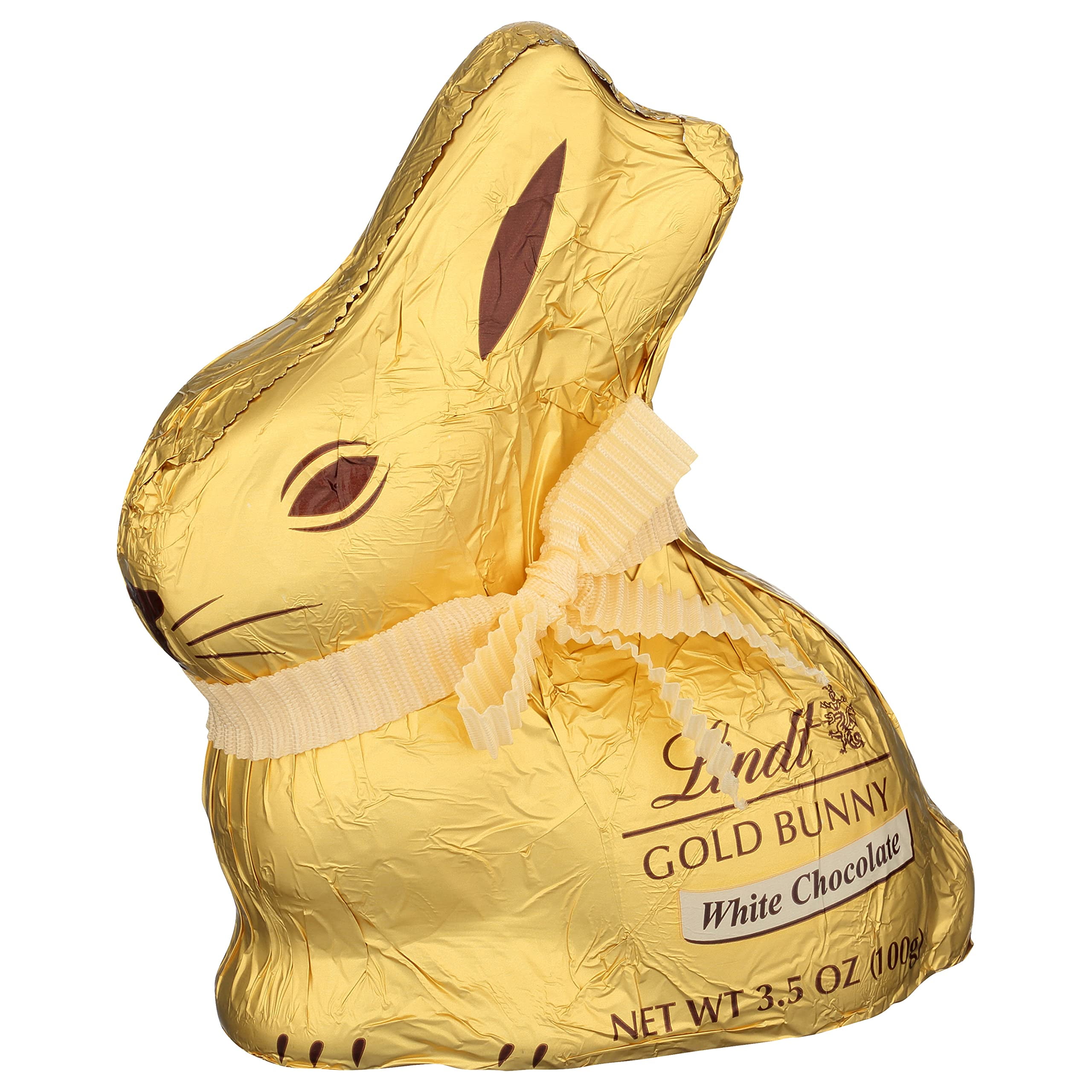Lindt Gold Bunny White Chocolate, Hollow White Chocolate Candy Bunny, 3 ...