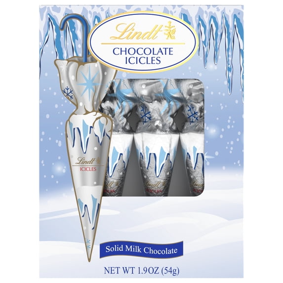 Lindt, Holiday Chocolate Icicles, 4-pack, Milk Chocolate Candy ...