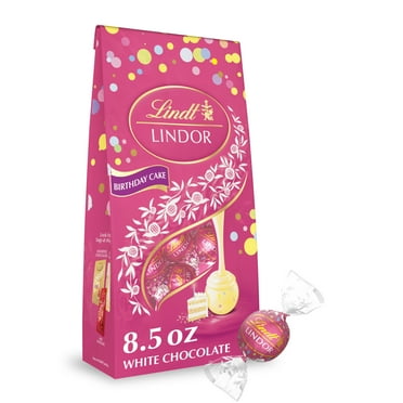 Lindt Lindor Matcha White Chocolate Candy Truffles with Colored Bowtie ...