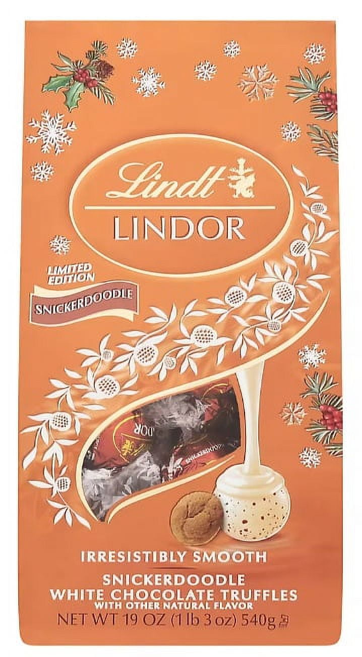 Lindt Seasonal Christmas Candy - Snickerdoodle White Chocolate Truffles ...
