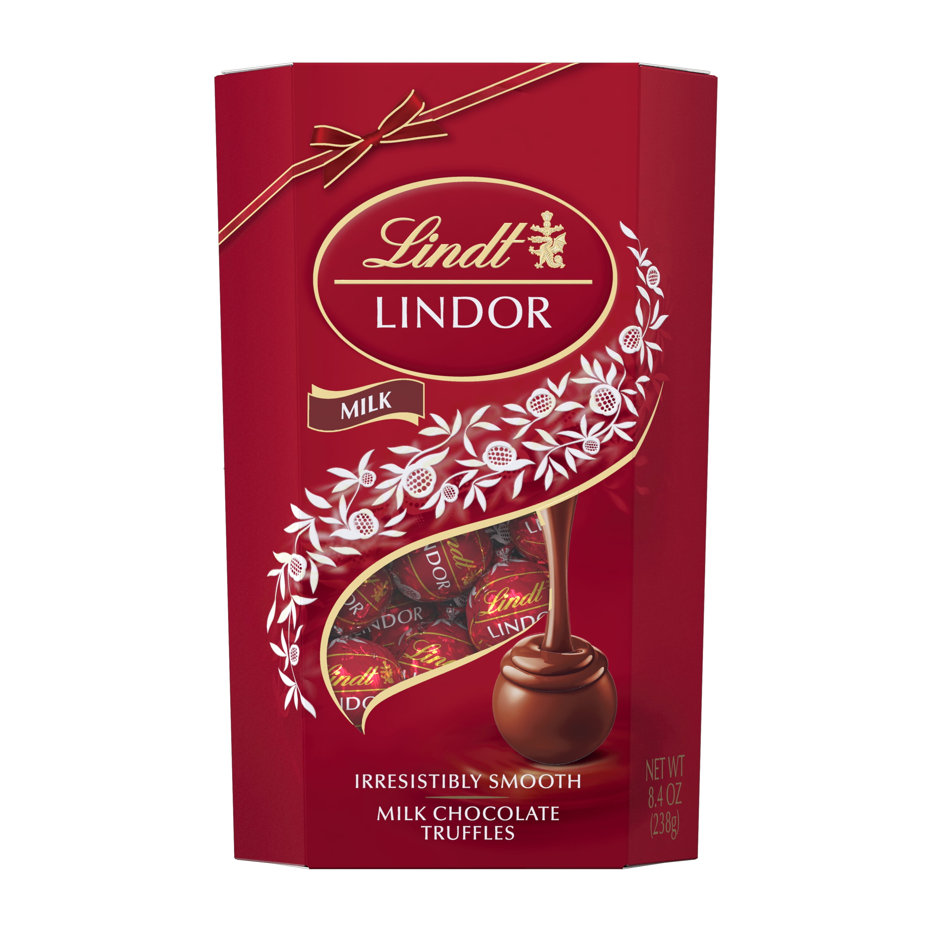 Lindt LINDOR Milk Chocolate Truffles Gift Box, 8.4 oz. - Walmart.com