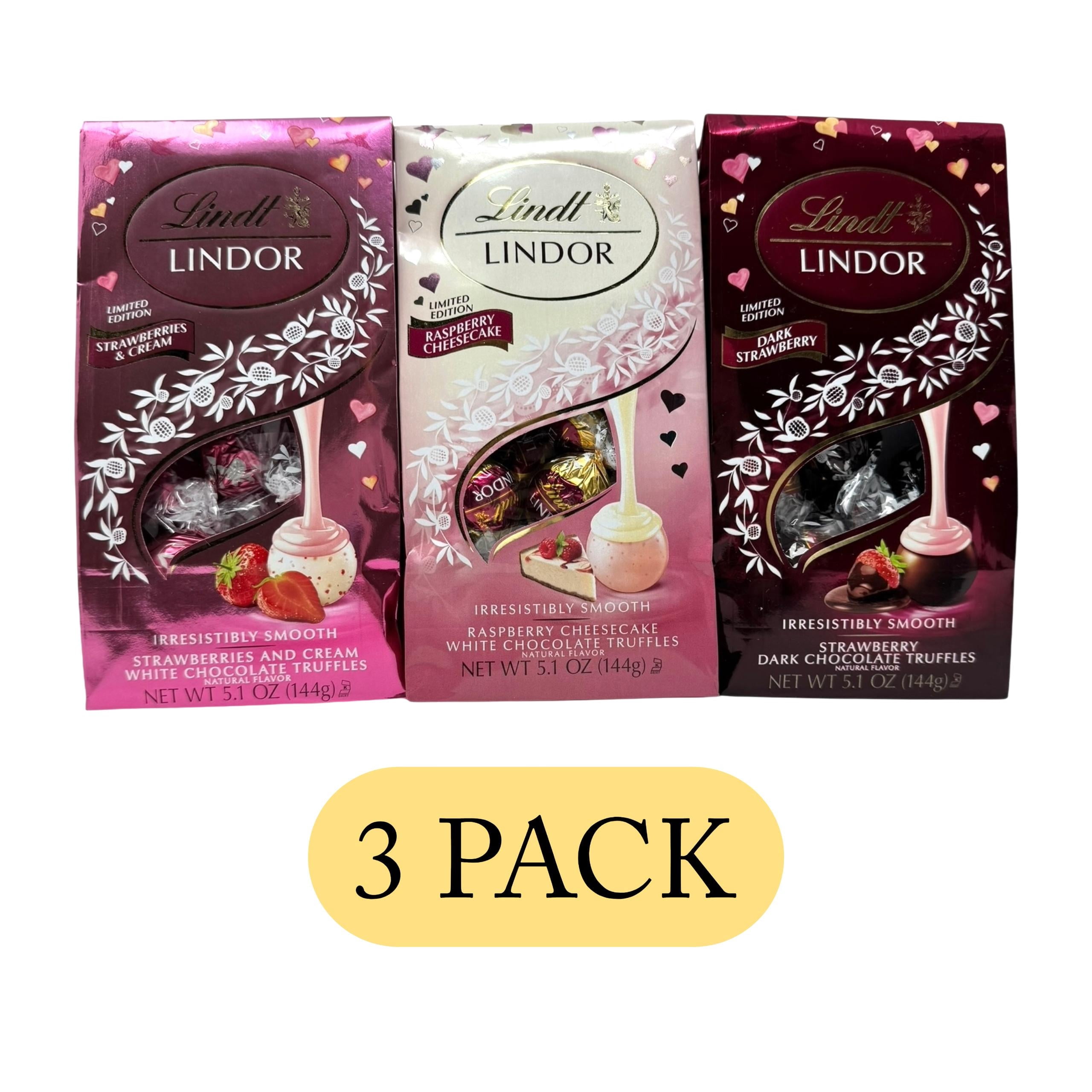 Lindt LINDOR Valentine's Day Limited Edition Chocolate Truffles, 5.1 oz ...