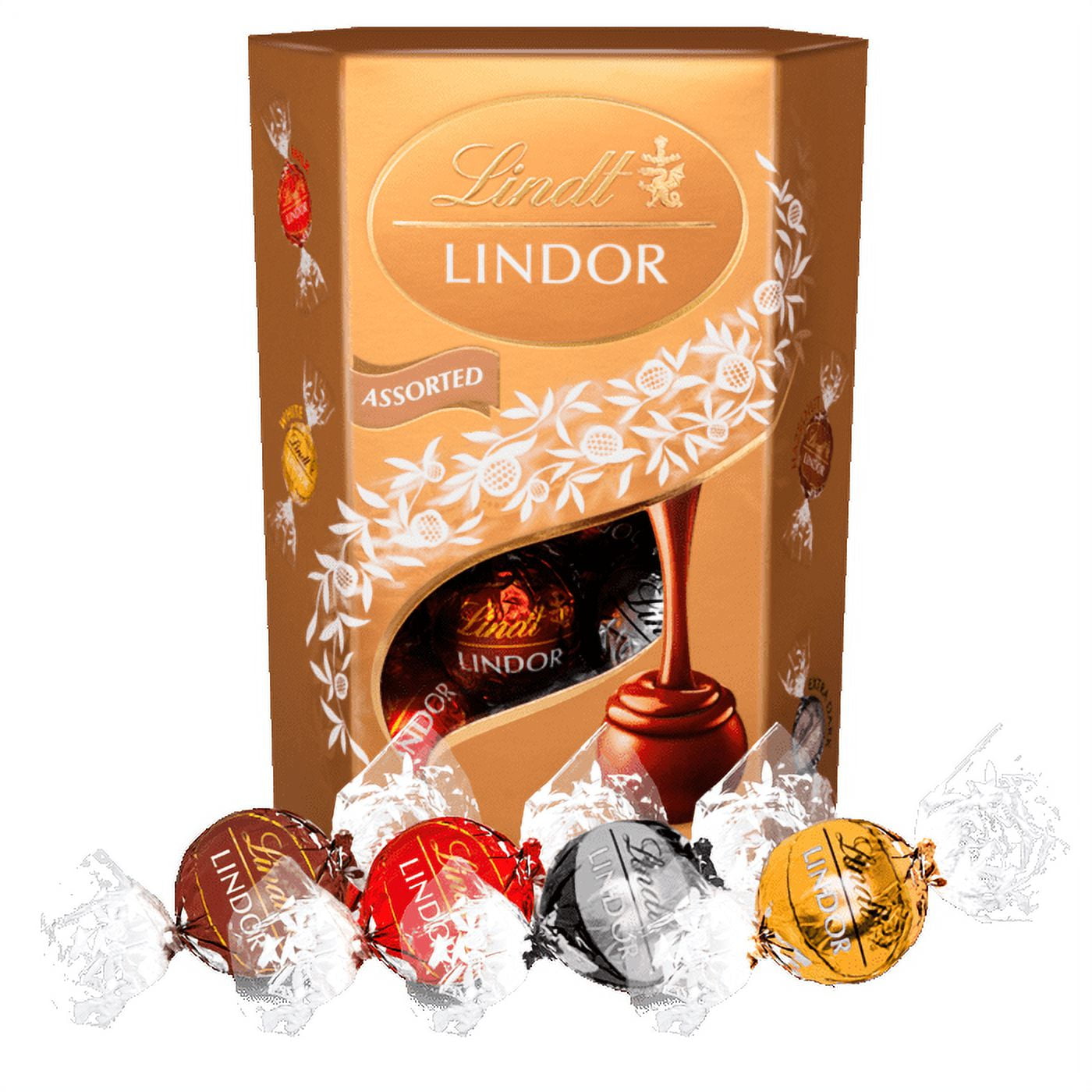 Lindt Lindor Assorted Truffles 200g, Milk, White, Dark, Hazelnut, Free Shipping - Walmart.com