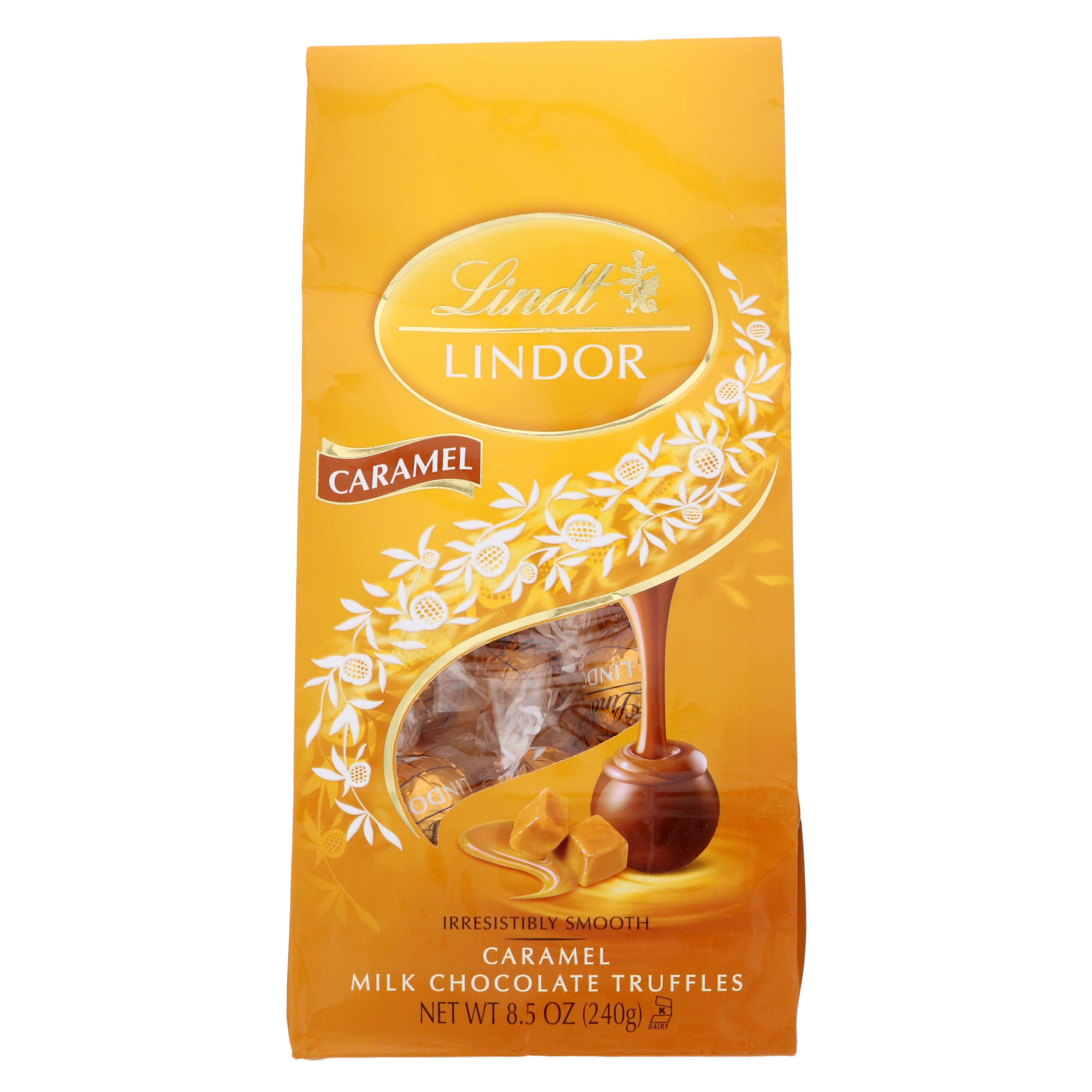 Lindt Lindor Caramel Milk Chocolate Truffles - 8.5 oz (Packaging Varies ...