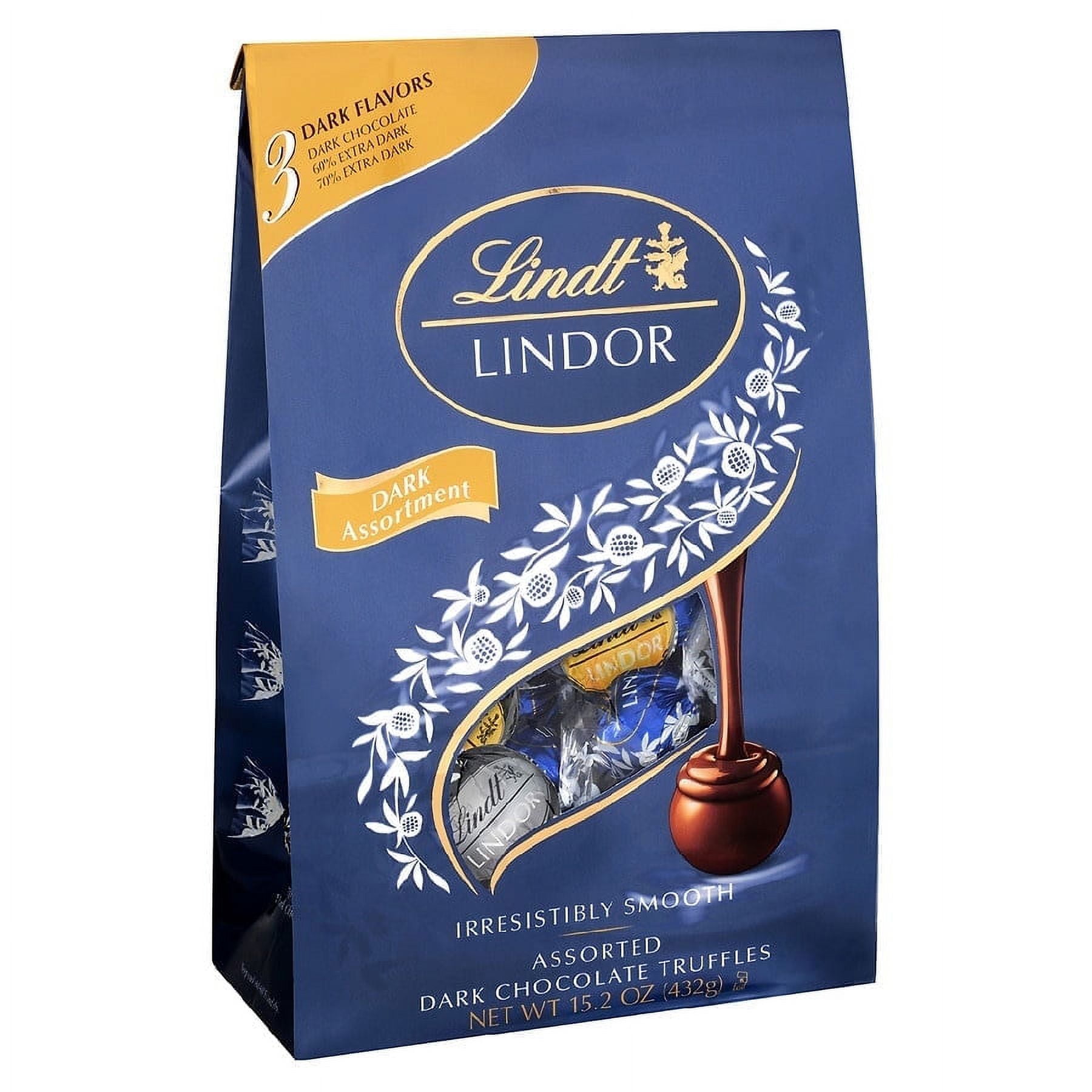 Lindt Lindor Dark Chocolate Assorted Truffles15.2oz Pack of 2 - Walmart.com