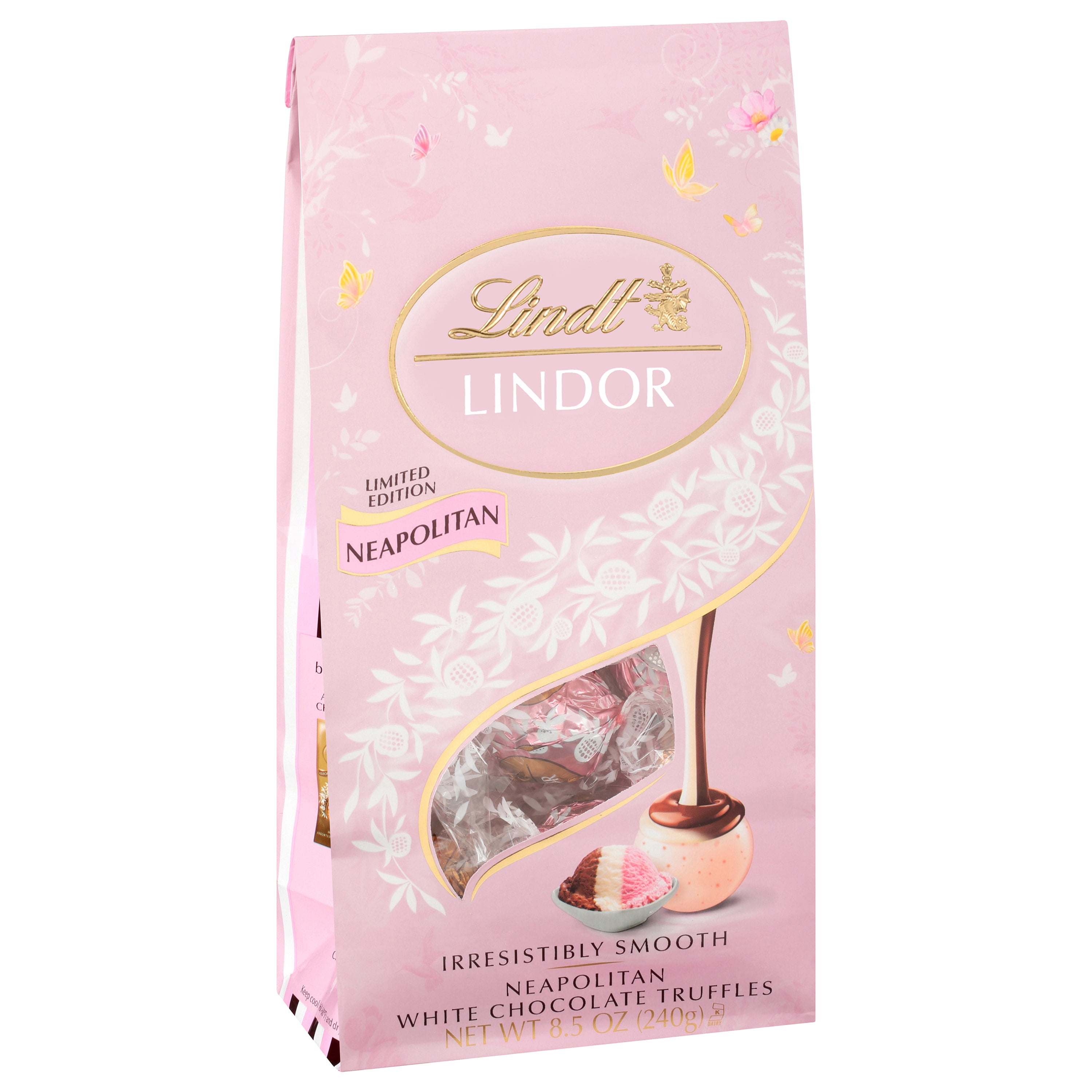 Lindt Lindor, Easter Neapolitan White Chocolate Candy Truffles, 8.5 oz ...