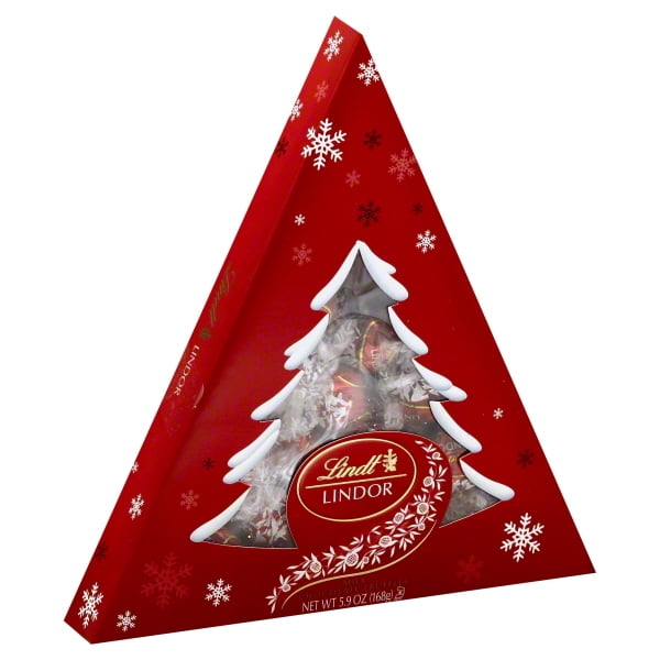 Lindt Lindor Holiday Milk Chocolate Box, 5.9 Oz. - Walmart.com