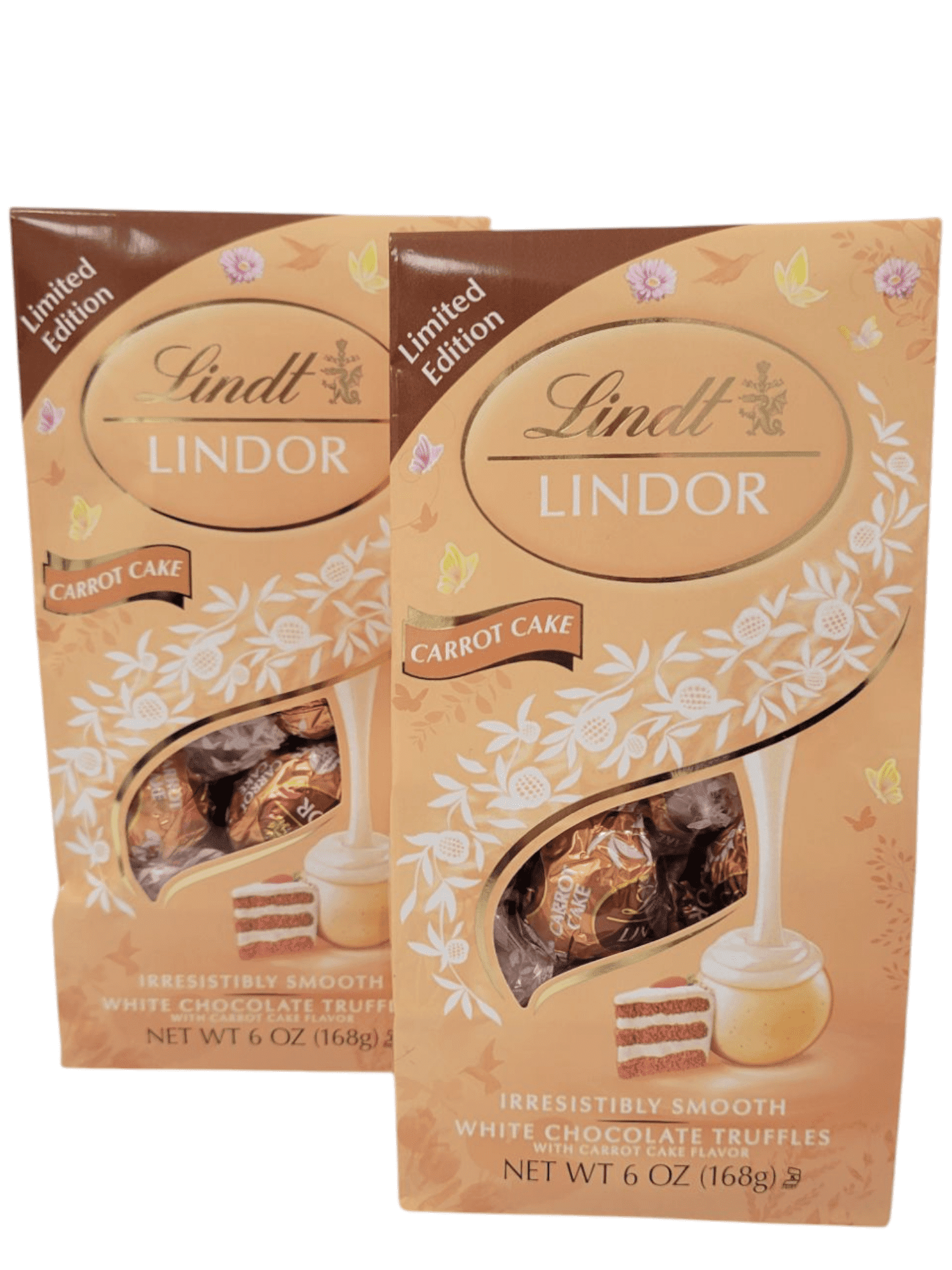 Lindt Lindor Limited Edition Carrot Cake Truffles (6oz) 2 pack ...