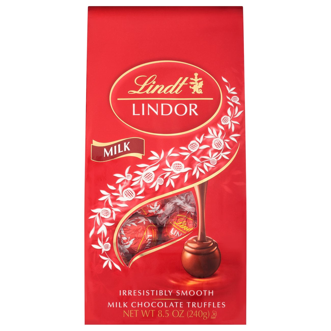 Lindt Lindor Milk Chocolate Truffles Candy - 8.5 oz (Packaging May Vary ...