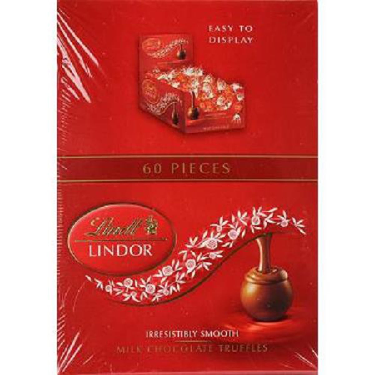 Lindt Lindor, Milk Chocolate Truffles, Count 60 - Chocolate Candy ...