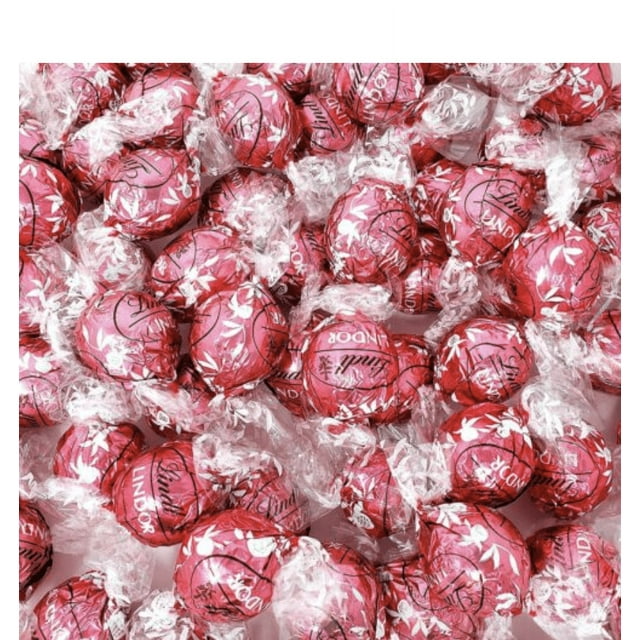 Lindt Lindor Strawberries & Cream Truffles, 2 lb Bulk Box - Walmart.com