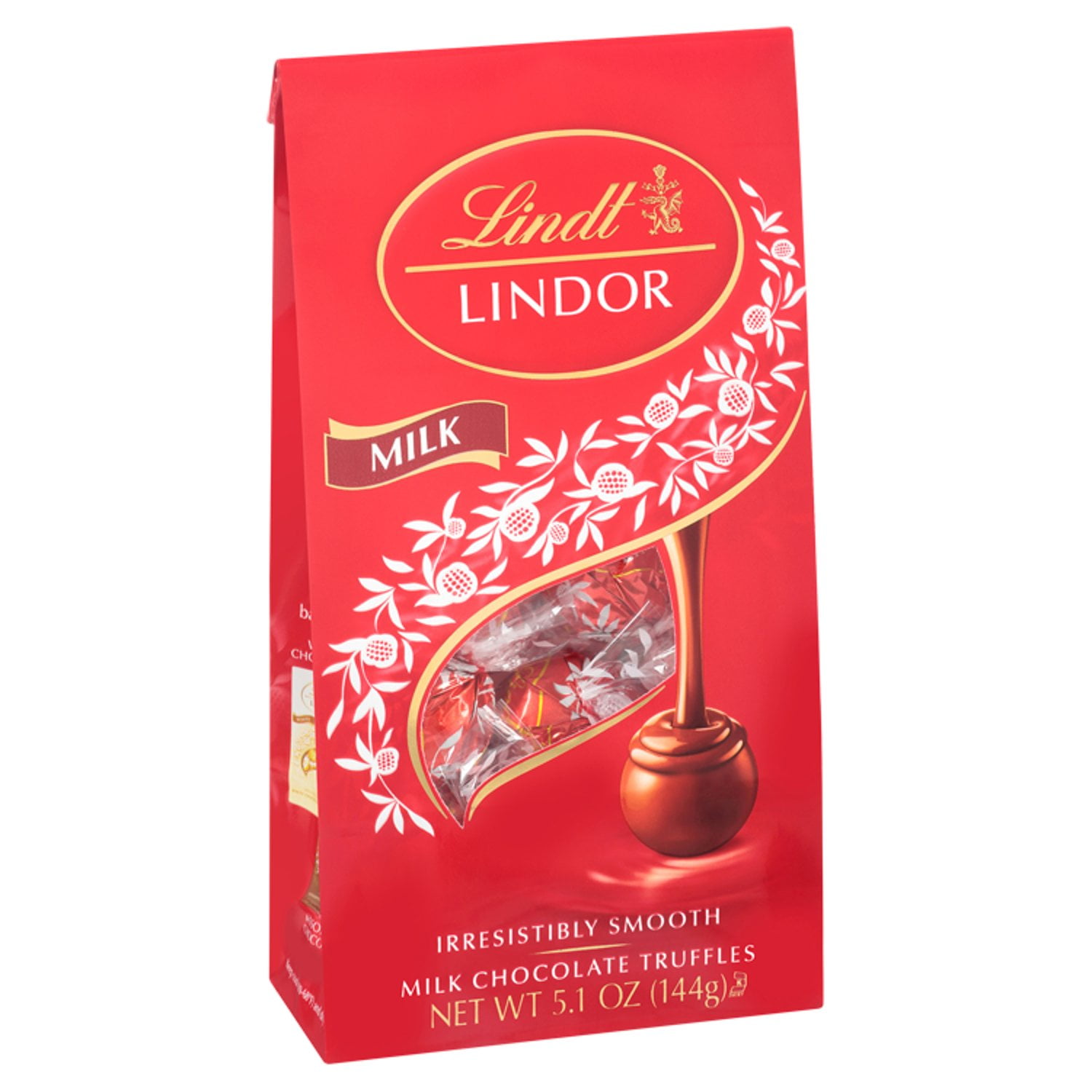 Lindt Lindor Truffles Irresistibly Smooth Milk Chocolate Bag - 5.1 Oz ...