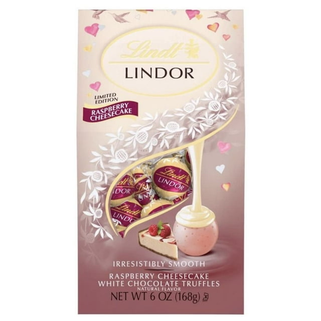 Lindt Lindor Valentine's Truffles - Limited Edition Raspberry ...