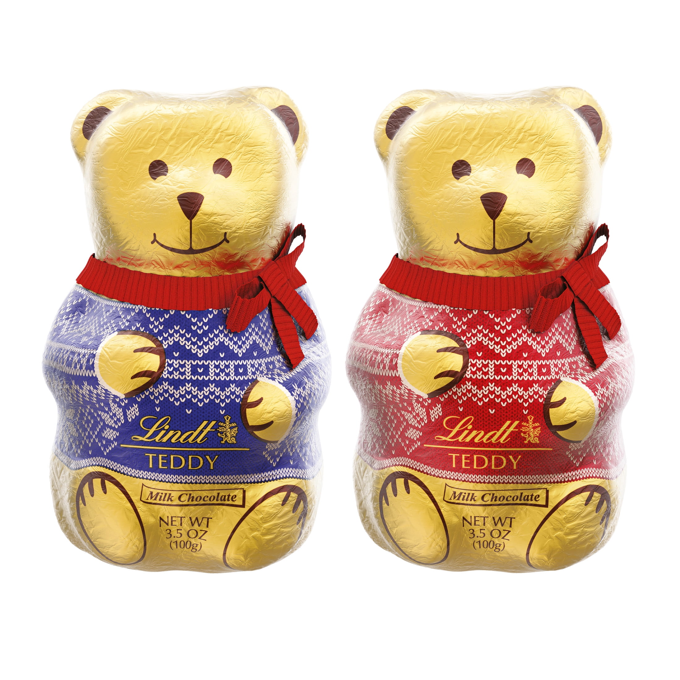 Lindt TEDDY Milk Chocolate Candy, 3.5 oz. - Walmart.com