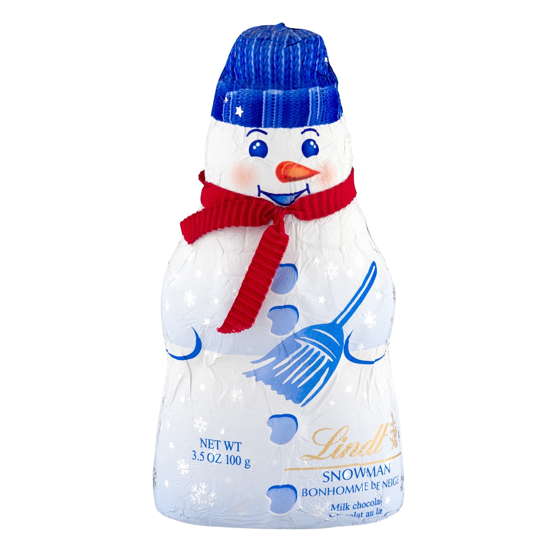 Lindt Milk Chocolate Snowman, 3.5 OZ - Walmart.com