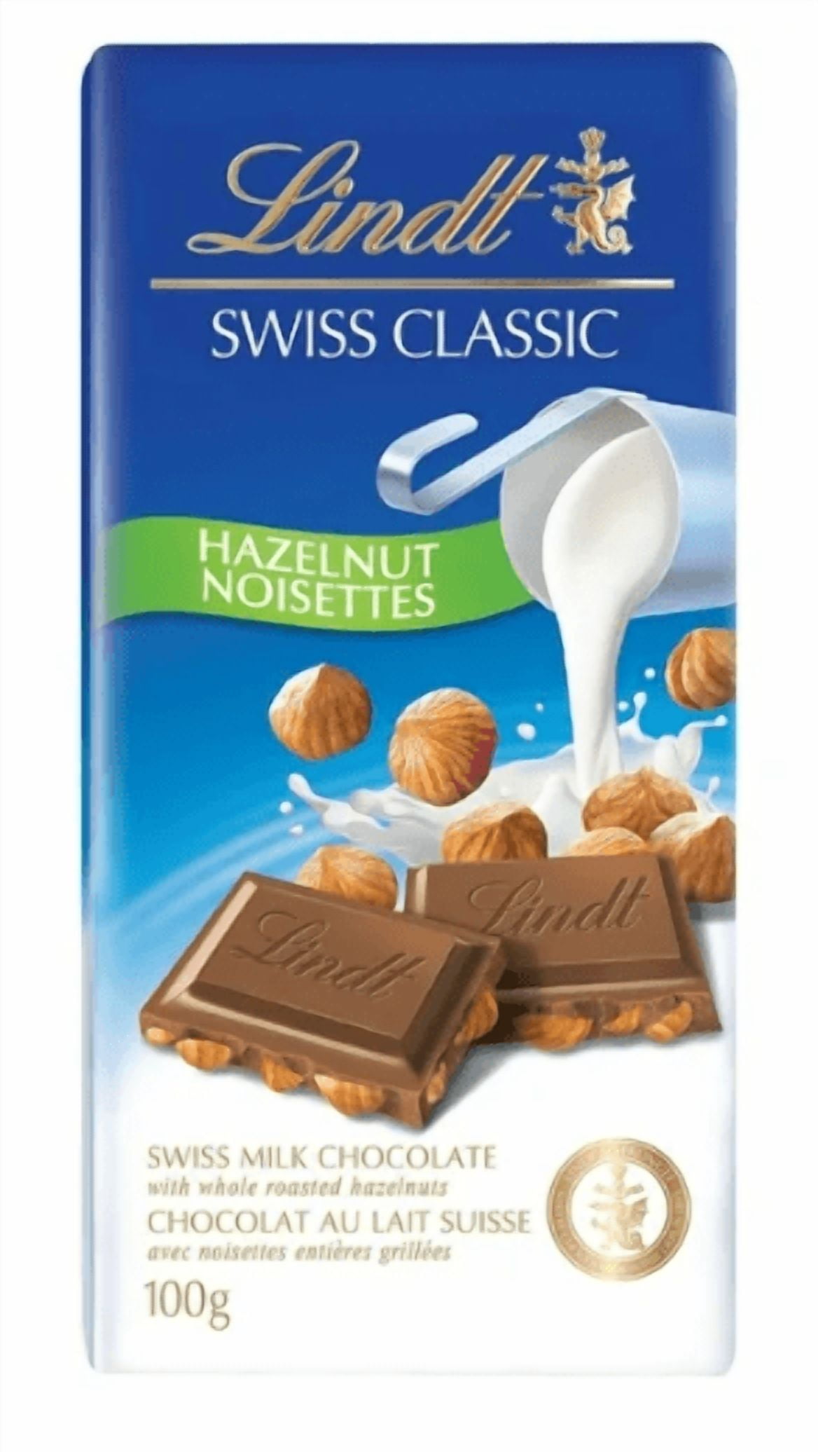 Lindt & Sprungli Lindt Swiss Classic Milk Chocolate, 3.5 oz - Walmart.com