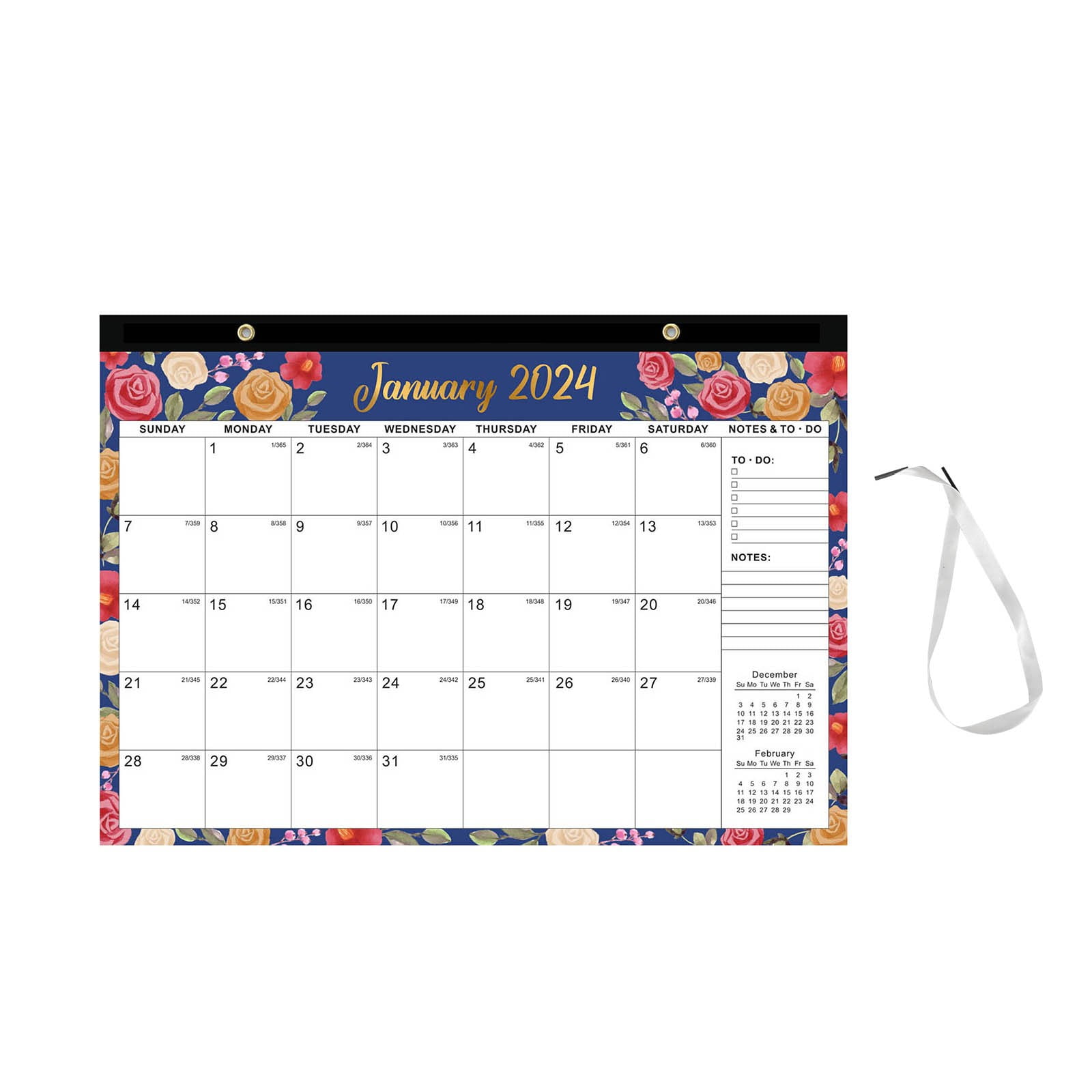 Lindung Meditation Calendar 2022 2024 Desk Calendar 18 Months 2024.1 ...