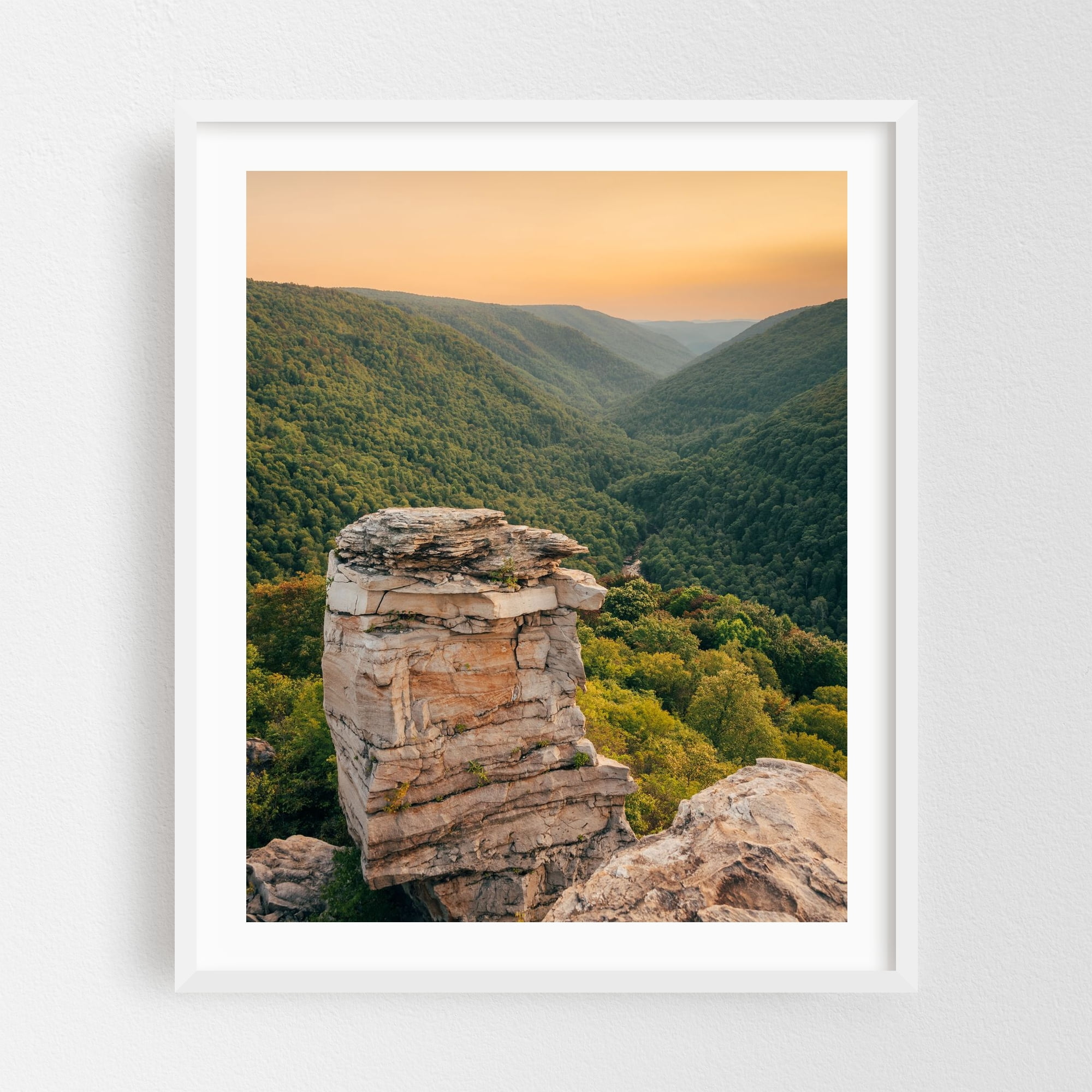 Lindy Point Sunset, Blackwater Falls 01 - Davis West Virginia ...