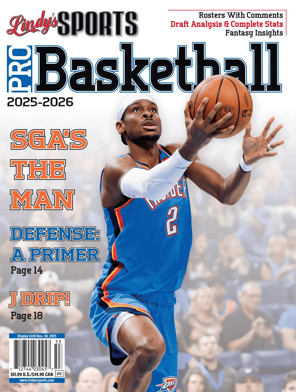 Basketball Magazine Cover