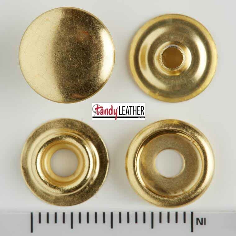 Line 24 Snaps Gold Plated 20/pk By Tandy Leather - Walmart.com
