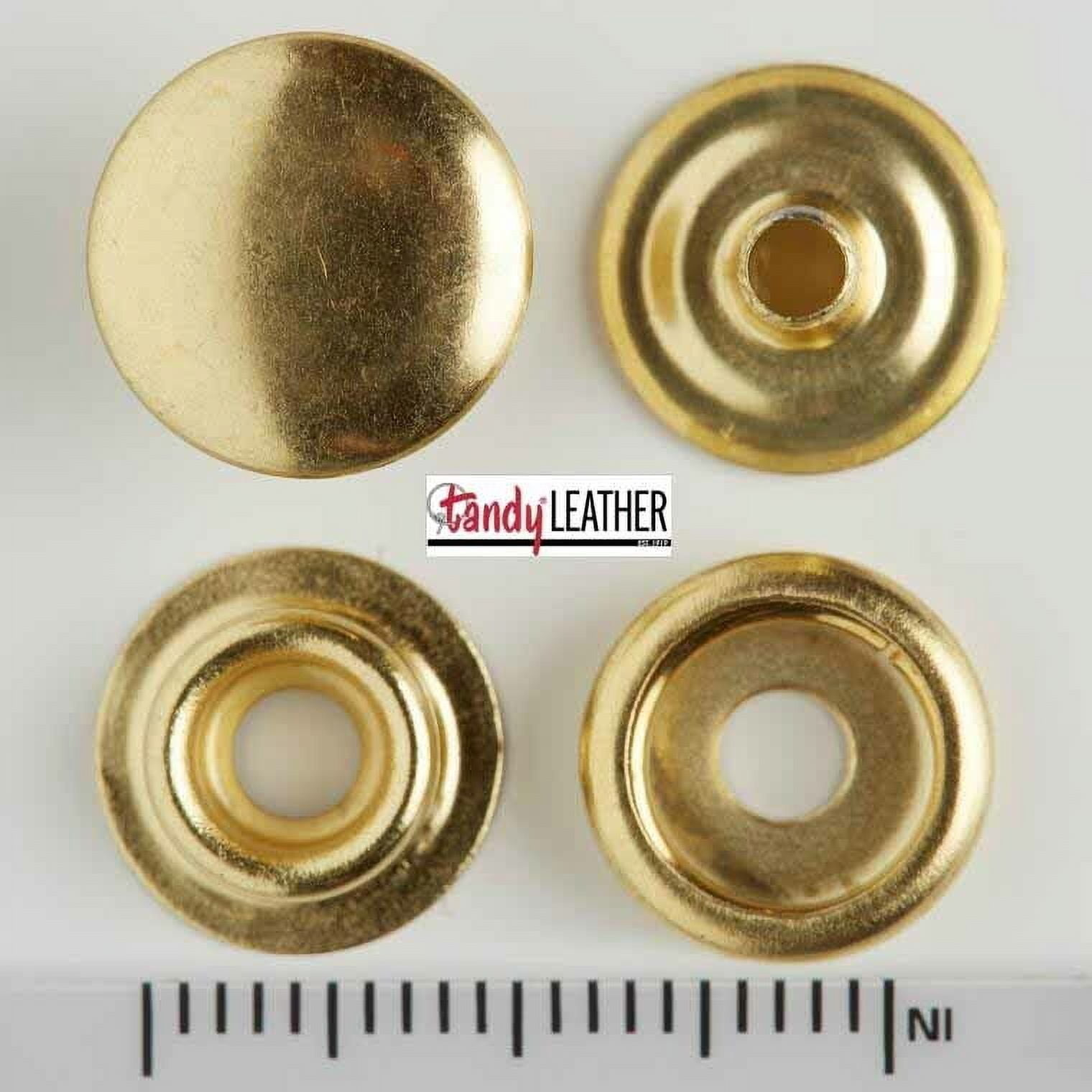 Line 24 Snaps Gold Plated 20/pk By Tandy Leather - Walmart.com