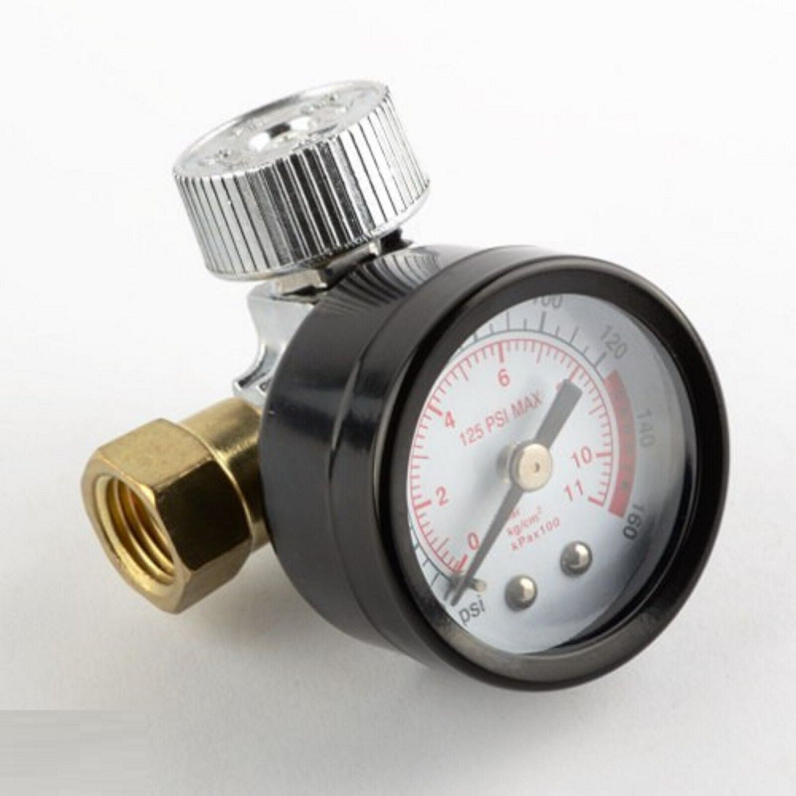 Line Air Regulator w/Gauge 1/4" In - Walmart.com