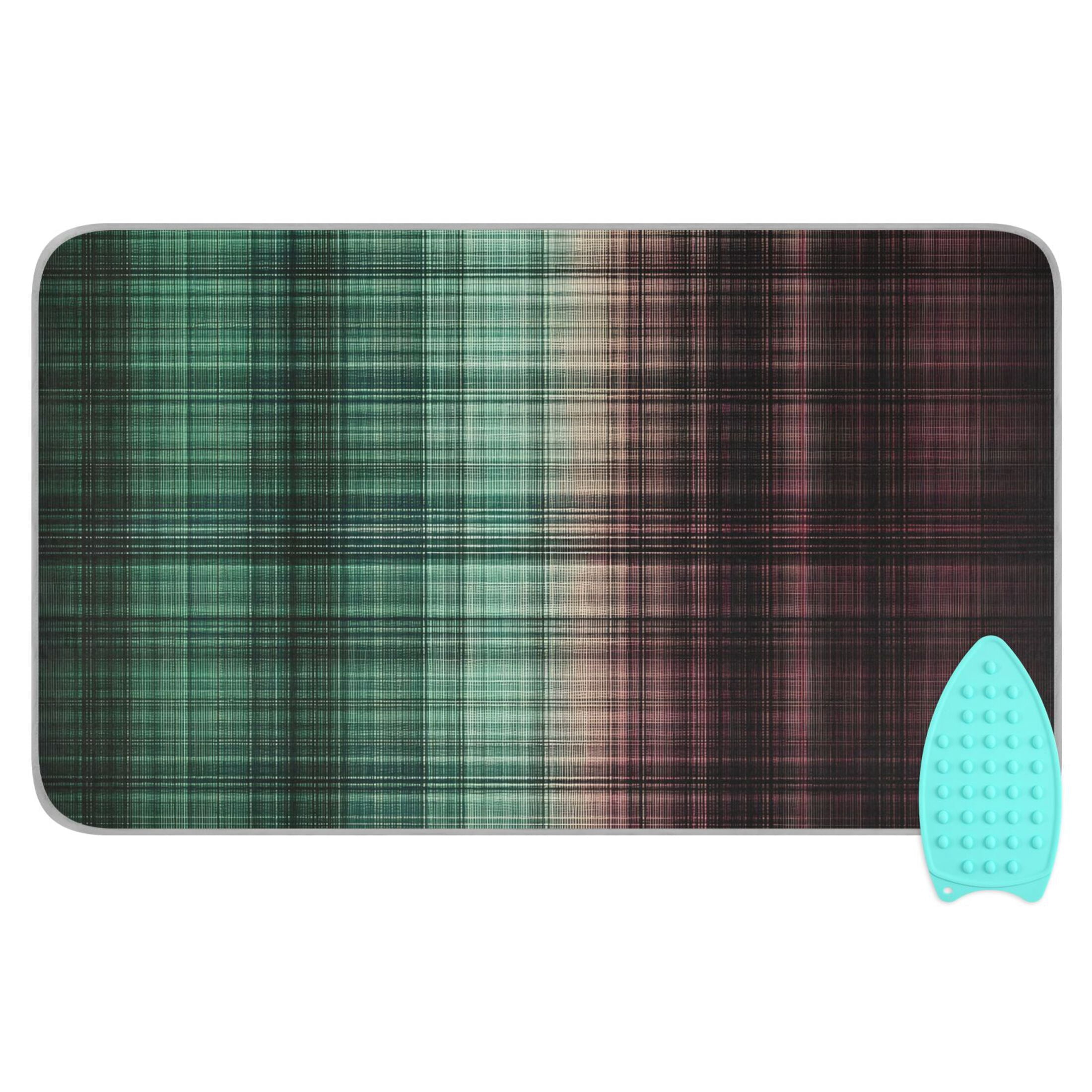 Line Black Grid Ironing Mat Blanket for Table Top Travel Portable ...