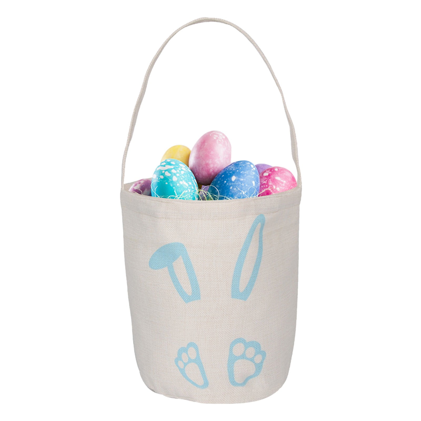 Line Cloth Resurrection Basket Decoration Rabbit Bow Storage Basket ...