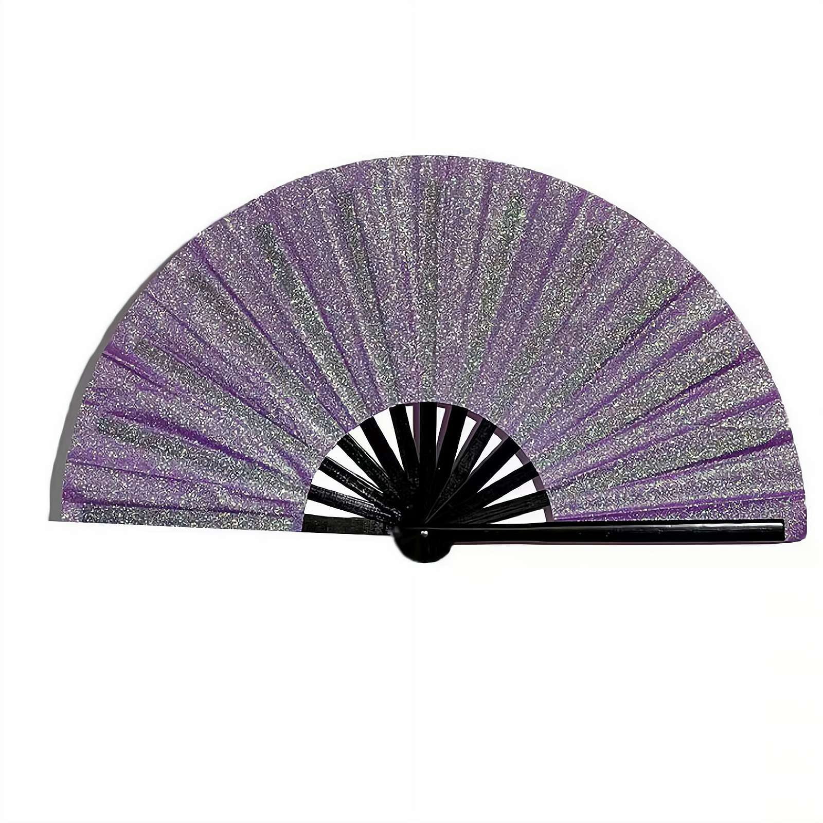 Bags Rave Fan - Large Folding Fan - Clack Fan Hand Fan for Raves ...