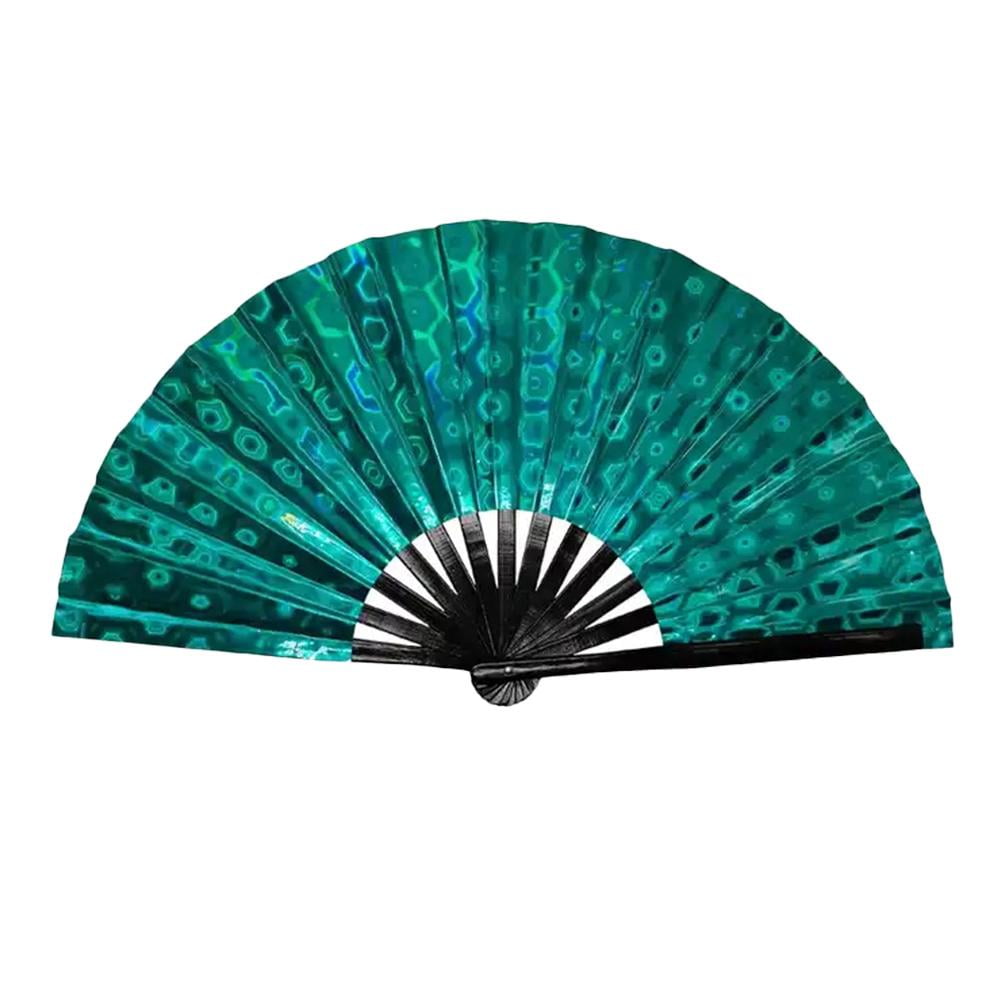 Line Dance Popping Fan, Decorative Folding Fans, Big Fans Handheld Line ...