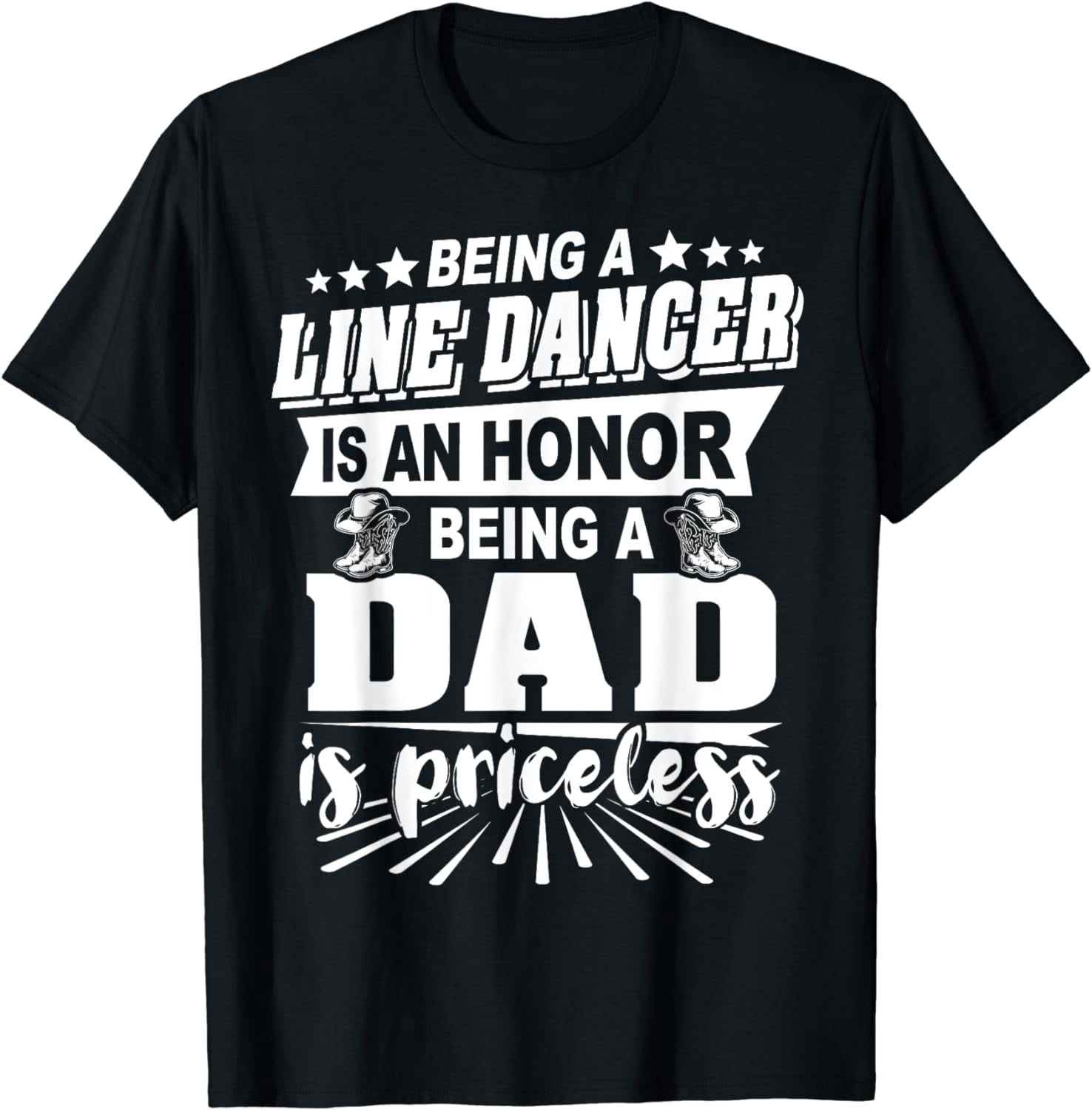Line Dancer Father Line Dancing T-Shirt - Walmart.com
