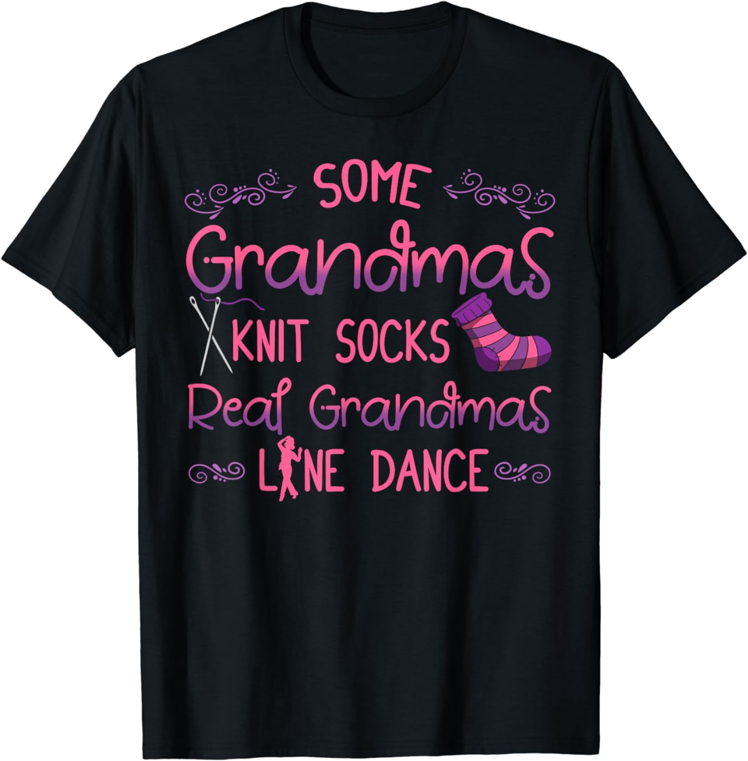 Line Dancing Choreographed Dancer Grandma Dance Teacher Gift T-Shirt ...