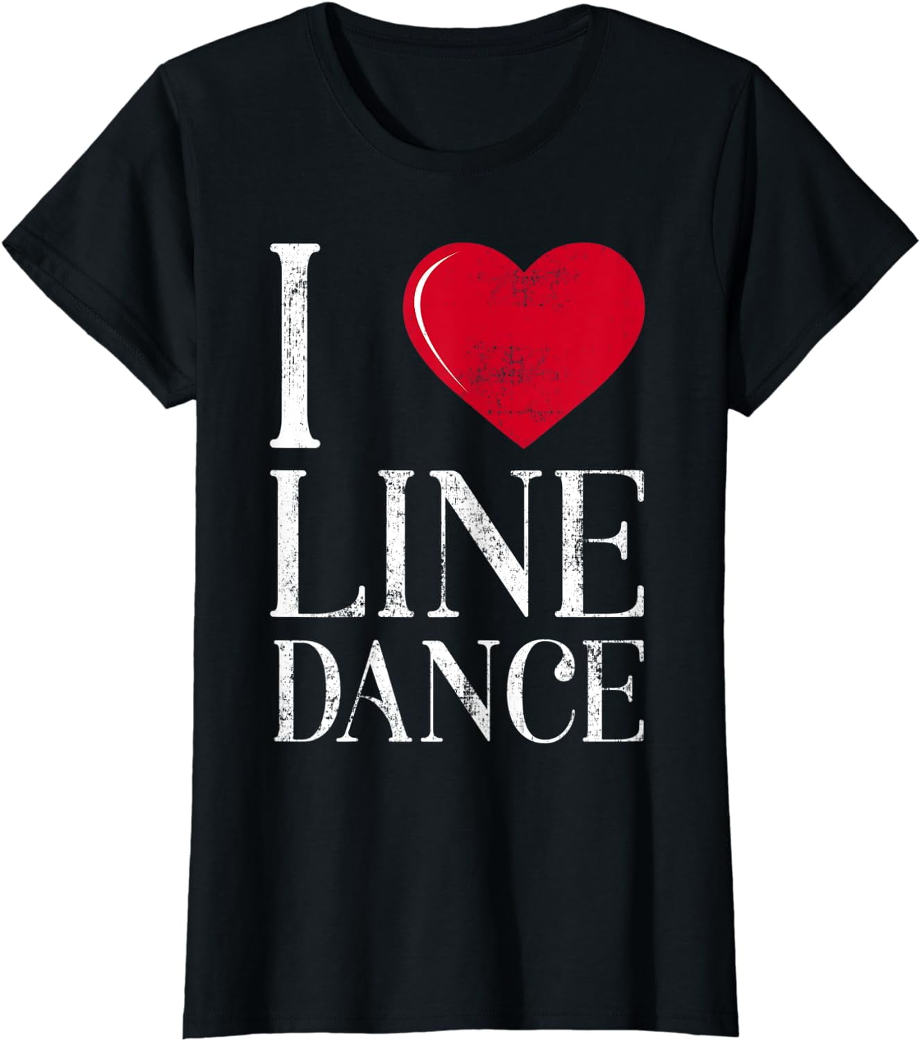 Line Dancing Heart Choreographed Group Dance Teacher Gift T-Shirt ...