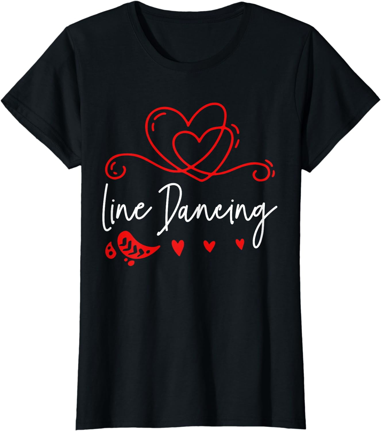 Line Dancing Line Dance T-Shirt - Walmart.com