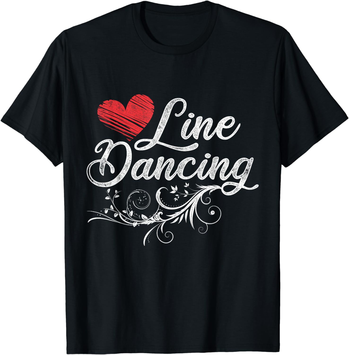 Line Dancing Line Dance T-Shirt - Walmart.com