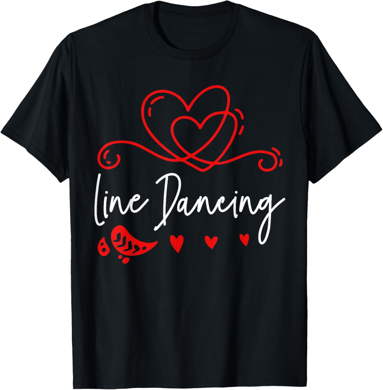 Line Dancing Line Dance T-Shirt - Walmart.com