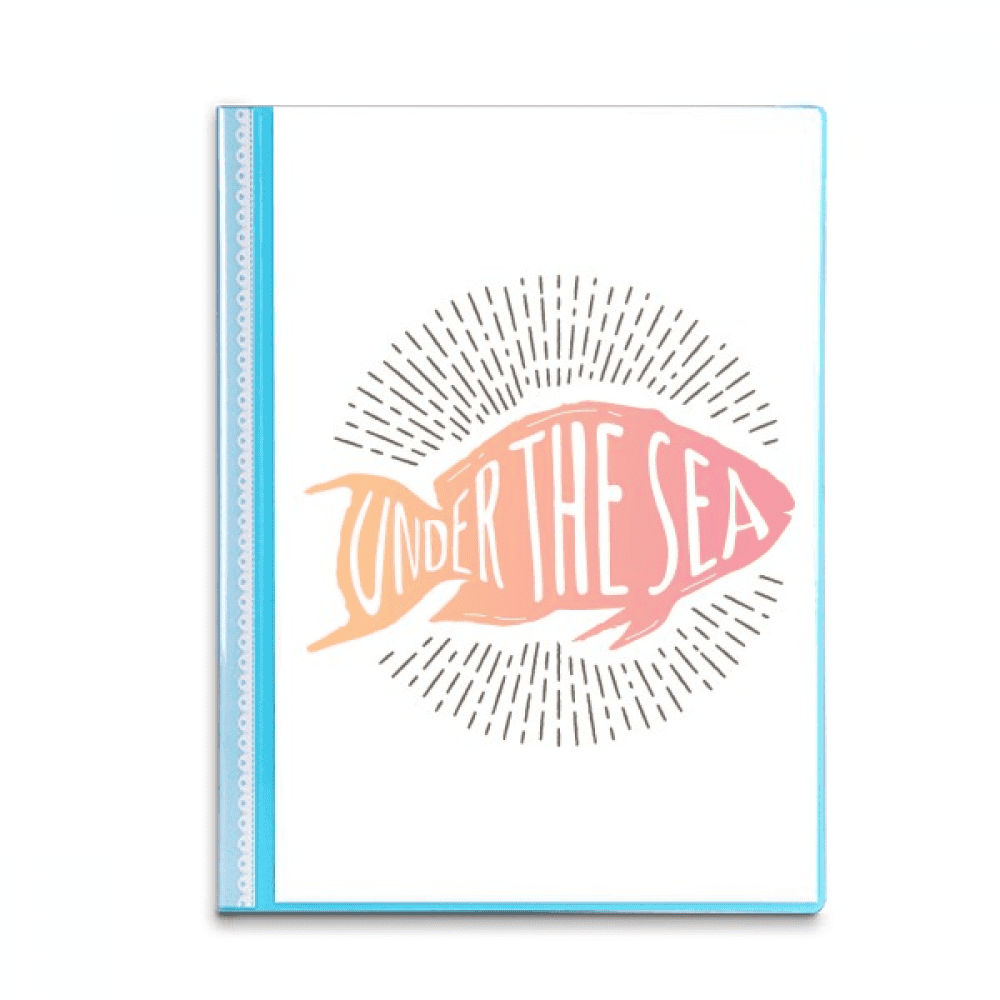 Line Deep-sea Fish Mystery Book Sheet Protectors Portfolio Binder ...