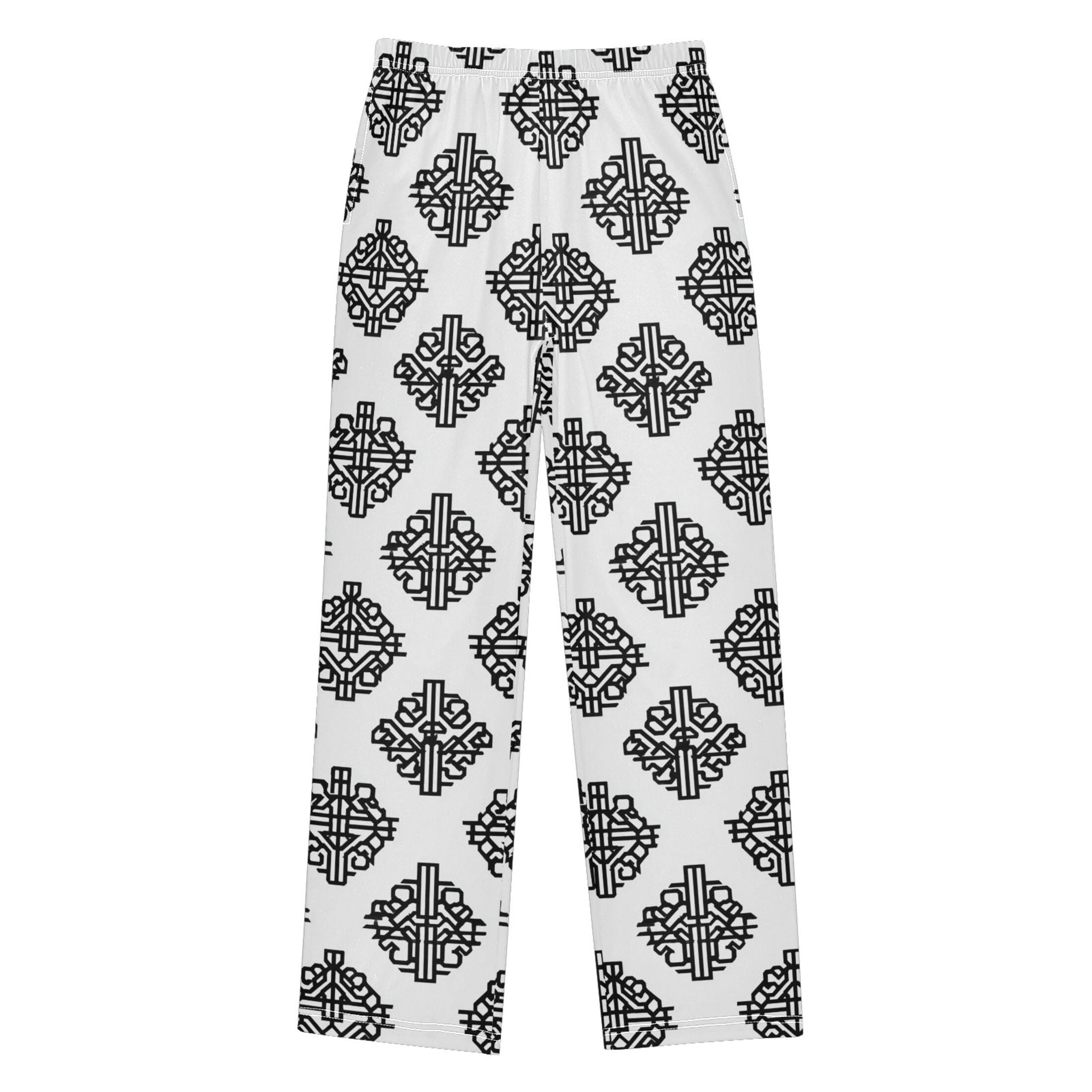 Line Drawing Pajama Pants Soft and Lightweight Elastic Waistband Pajama ...