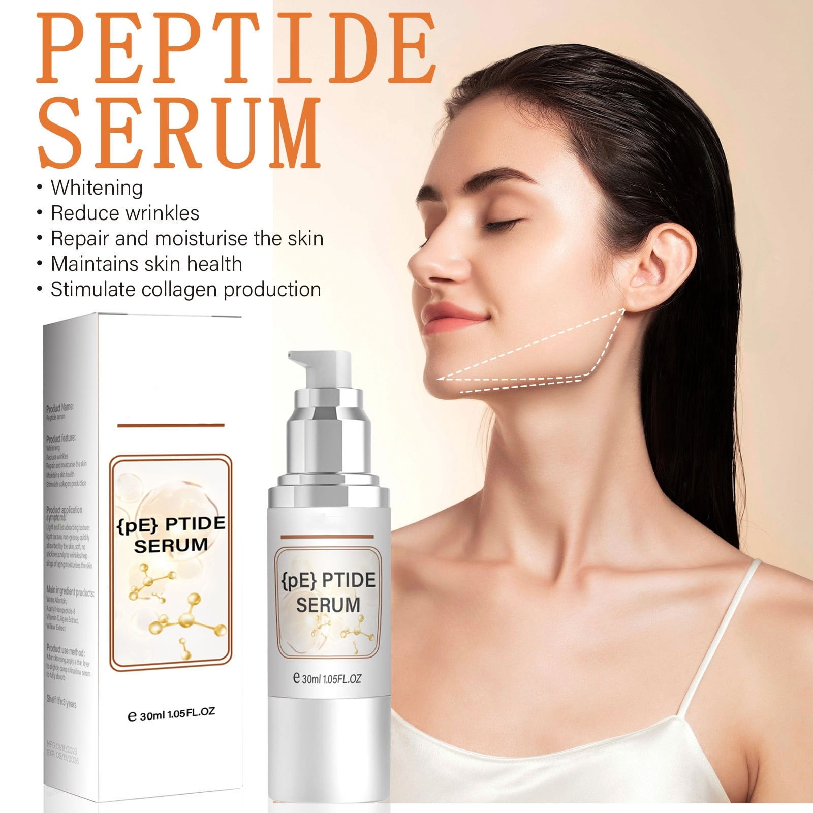 Line Filler for Face Beauty Sleep Pore Filler Peptide For Face Peptide ...