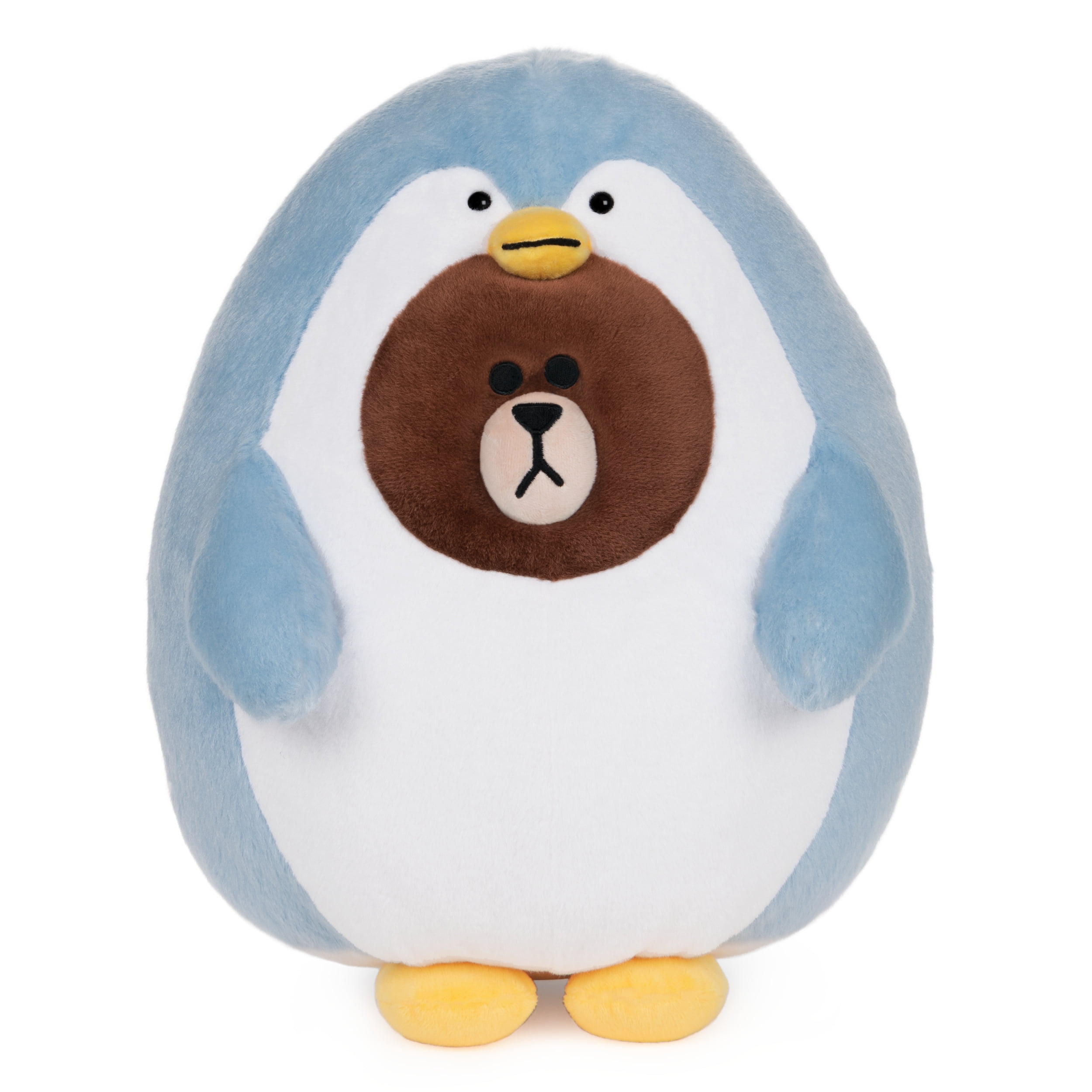 Line Friends Brown the Penguin Bear 12 Inch Plush - Walmart.com